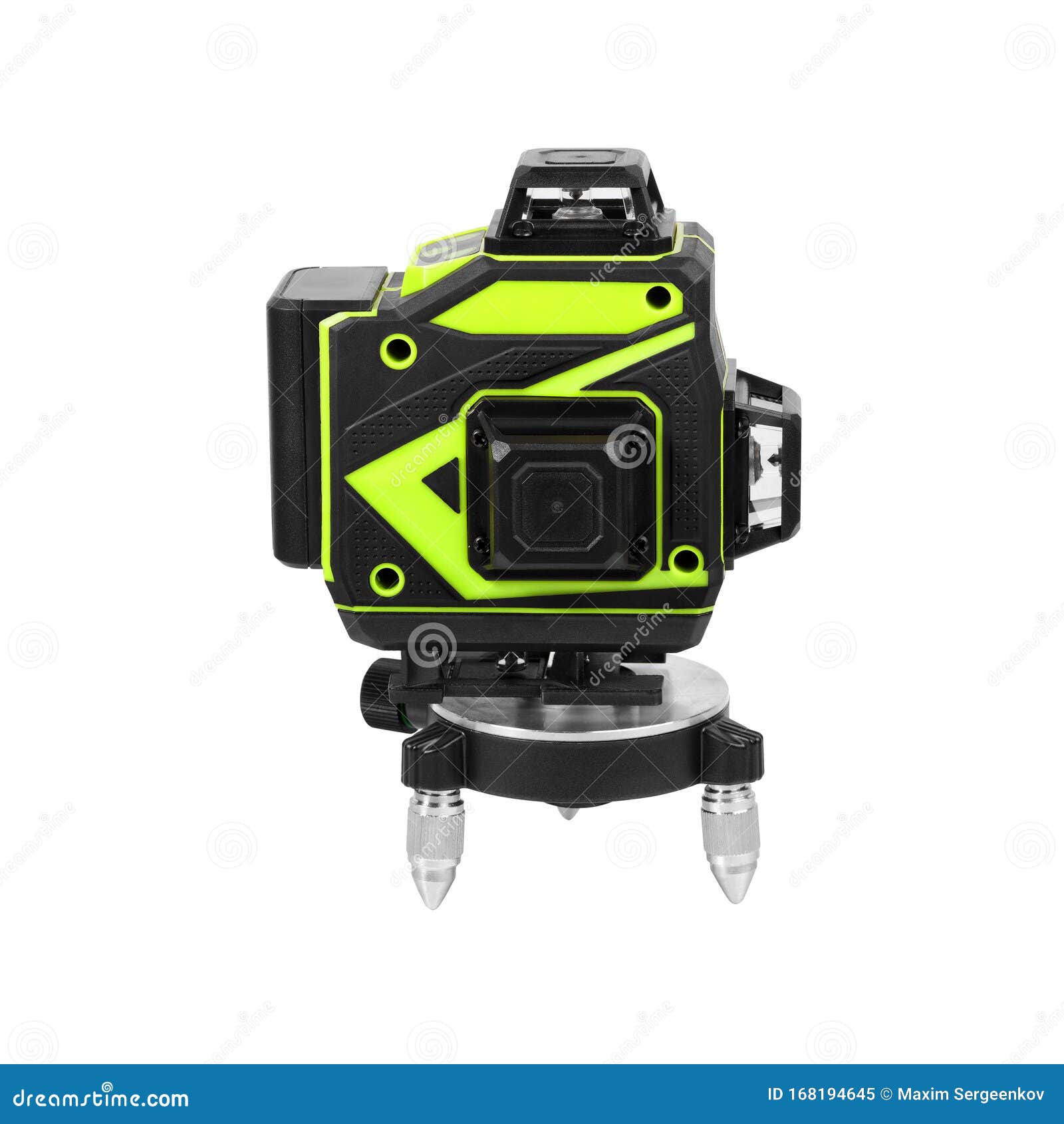 Laser Level on a White Background Stock Image - Image of geodesy ...