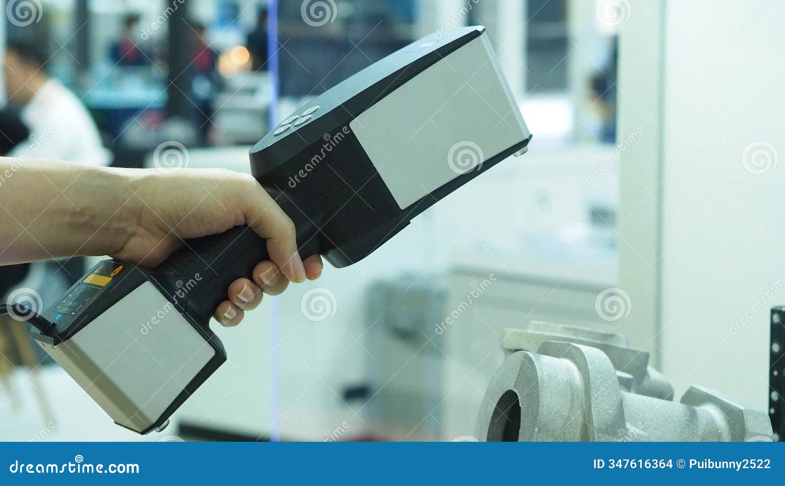 3D Laser Scan Technology Equipment in Hand Stock Photo - Image of ...