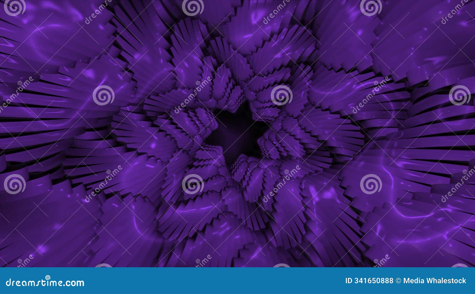 3D Layers Move in Shape of Star. Motion. Layers Move in Spiral with ...