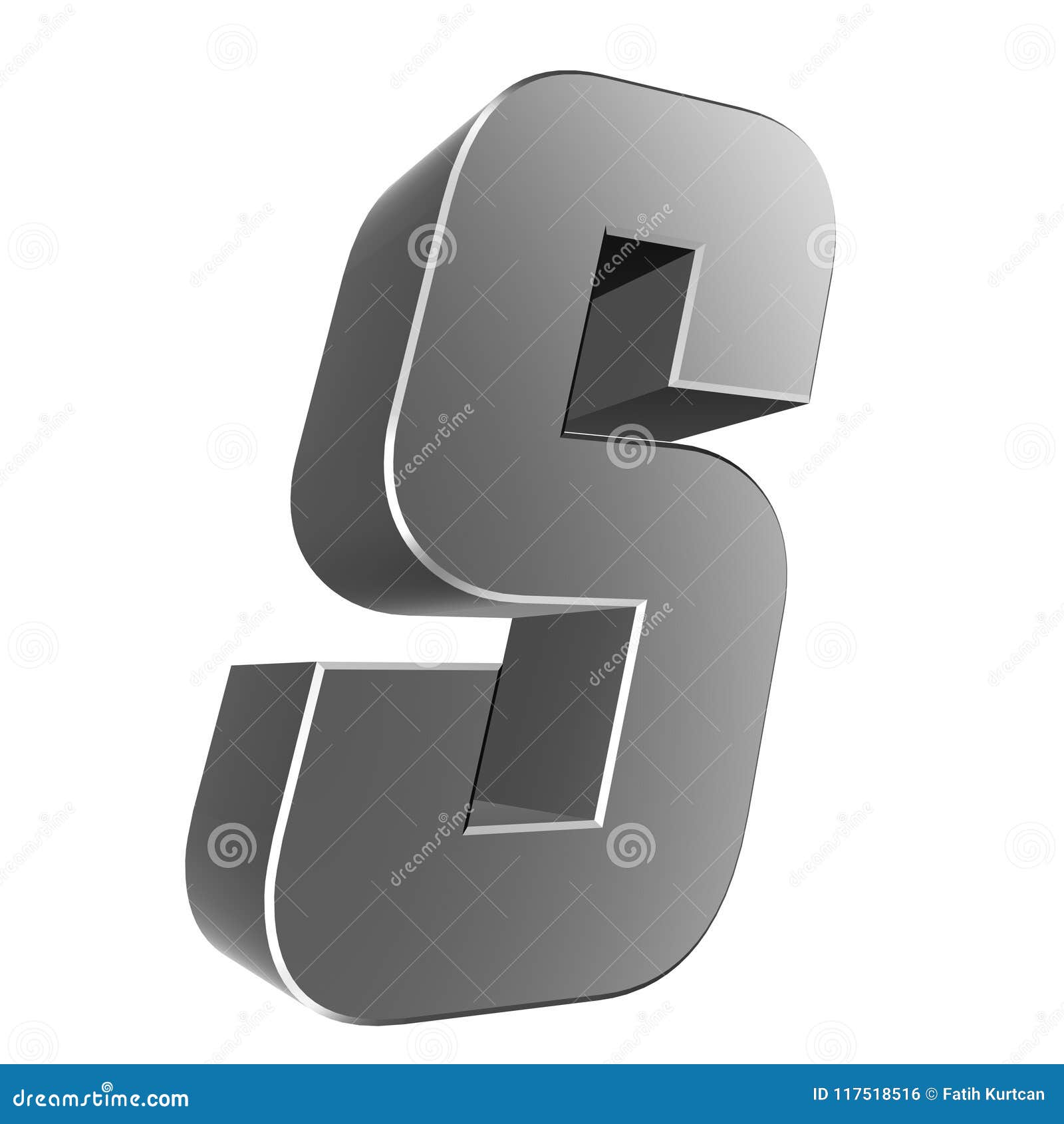 3d letter collection - S stock illustration. Illustration of letter ...
