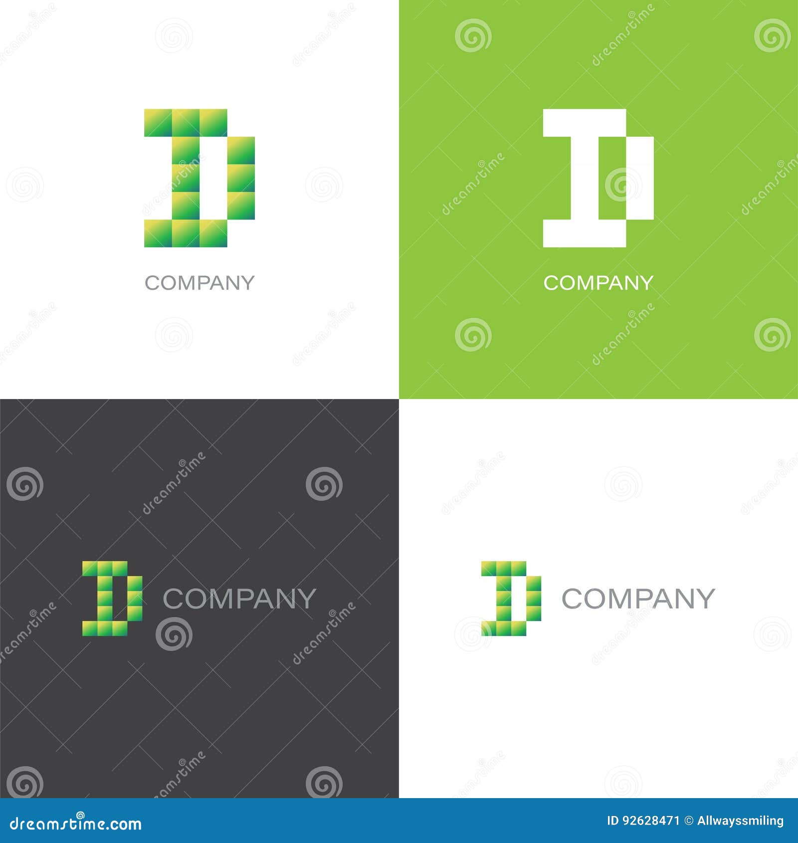 D letter company Logo stock vector. Illustration of logo - 92628471