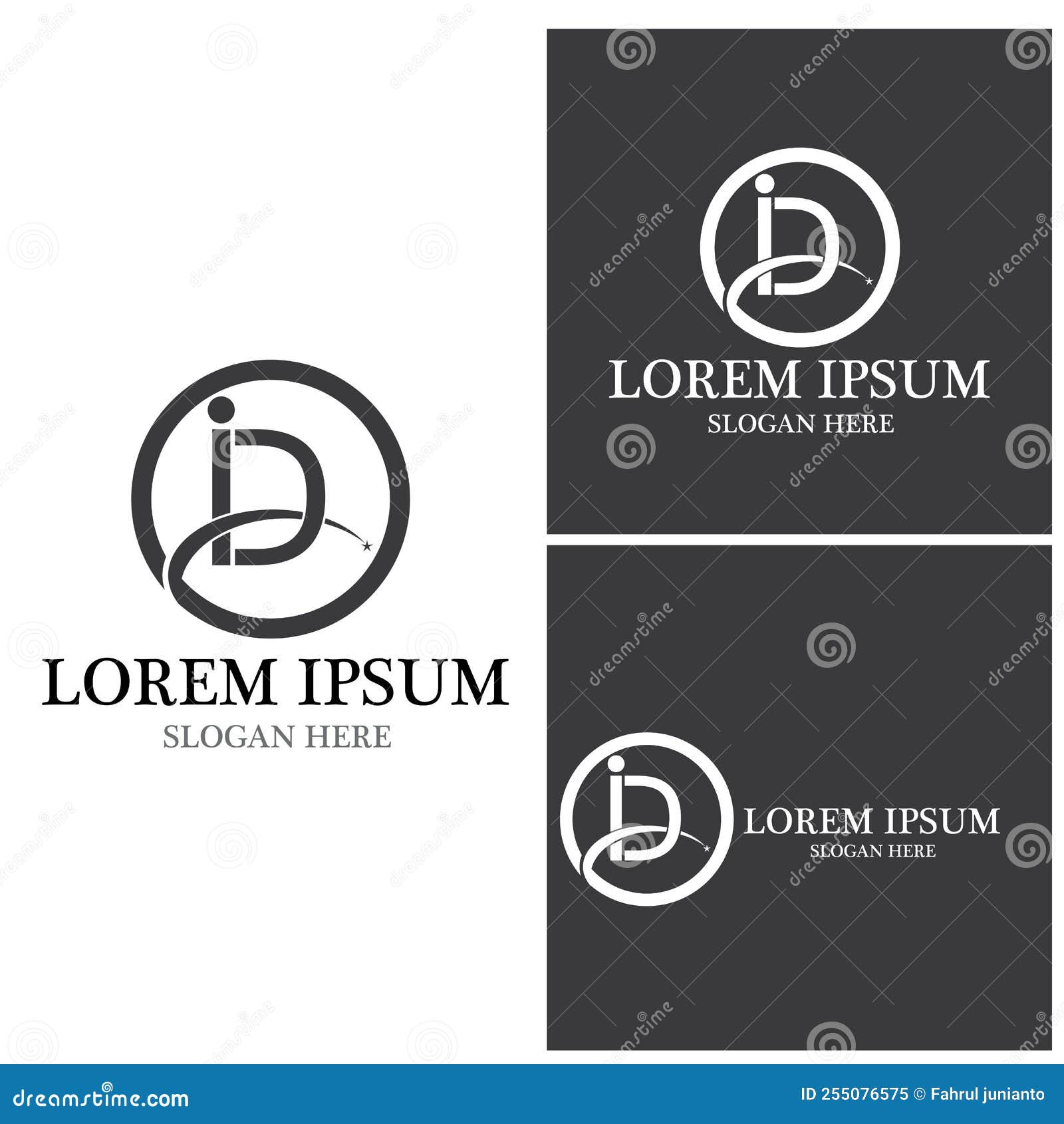 D Letter Icon and Symbol Vector Stock Illustration - Illustration of ...