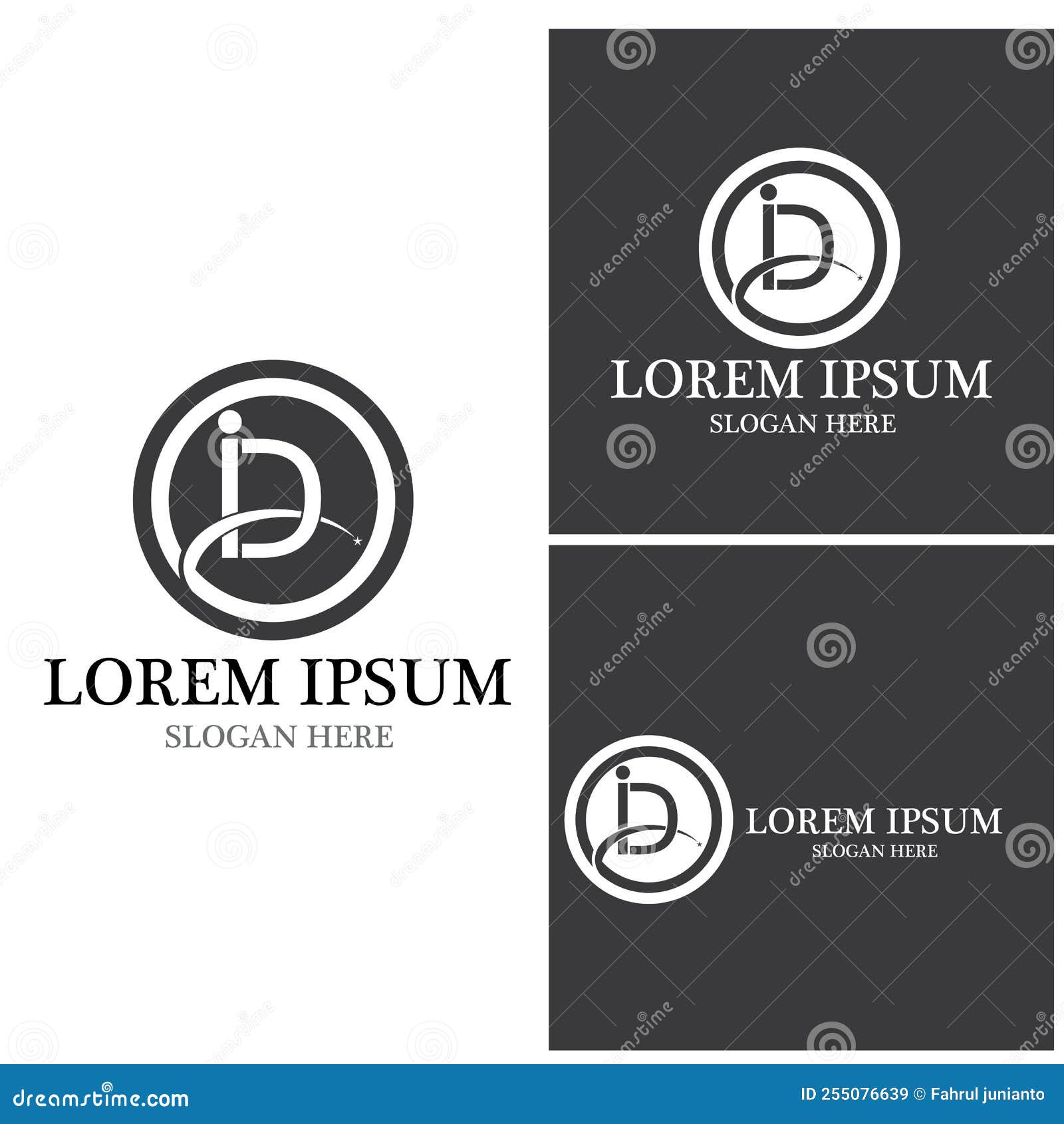 D Letter Icon and Symbol Vector Stock Illustration - Illustration of ...