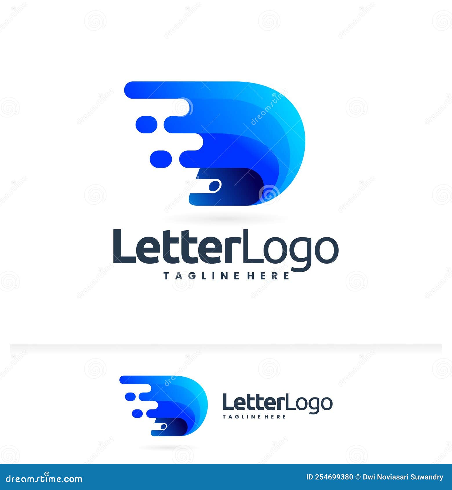 D Letter Wallet Logo, Digital Wallet Vector Logo Icon Stock Vector ...