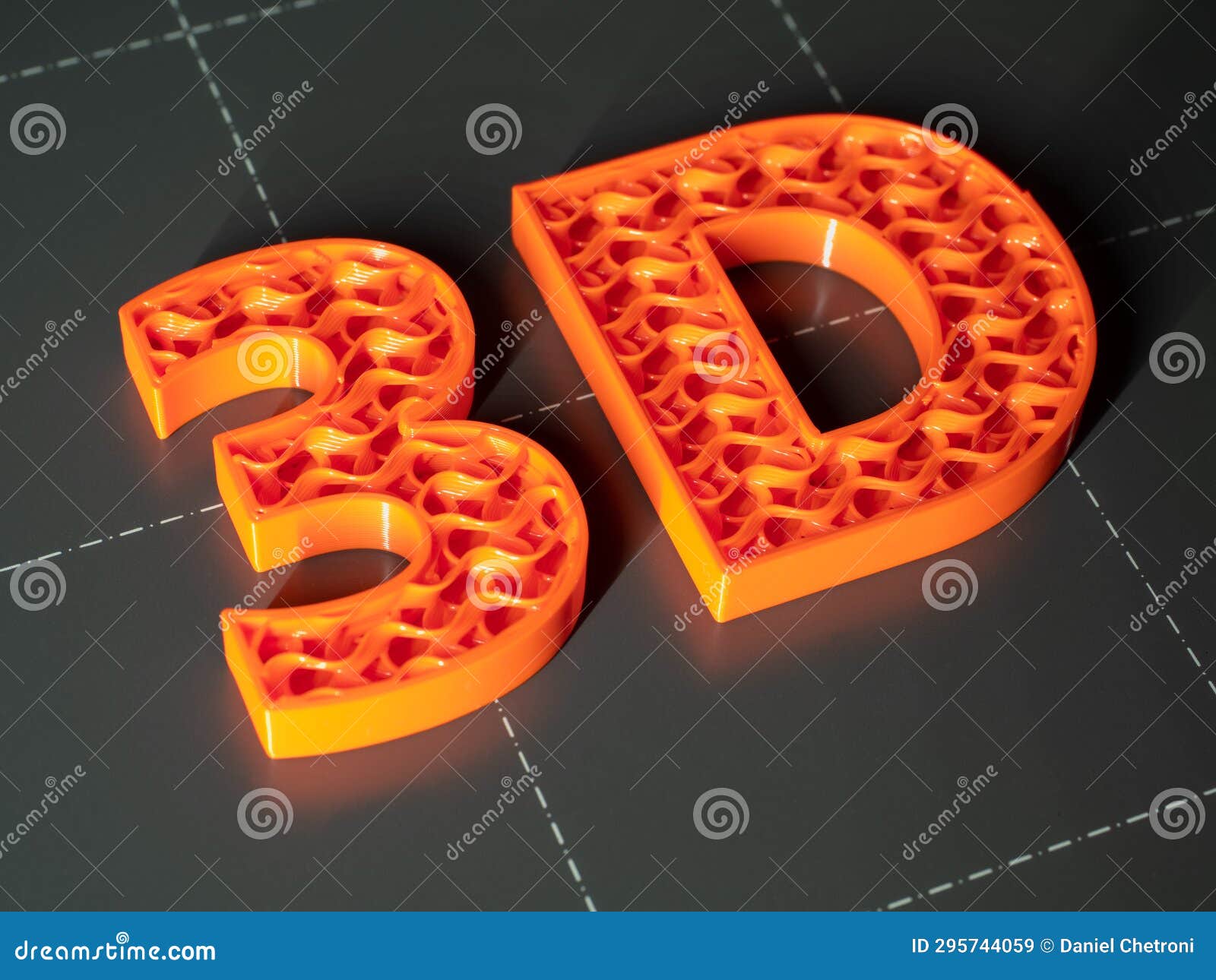 3d Printer Printing Letters