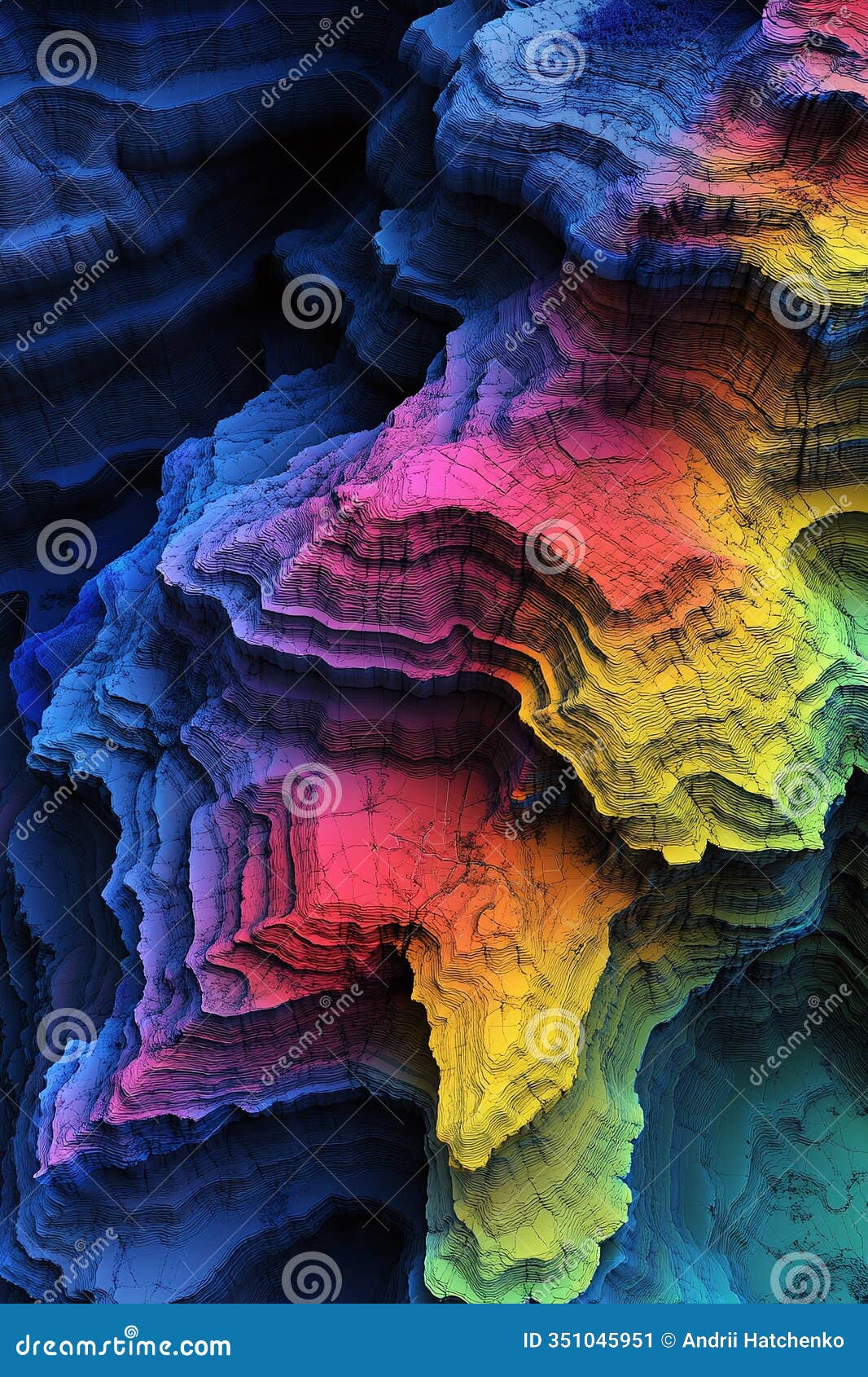 4D LiDAR GIS Aerial Map Model Showcasing Elevation and Topography with ...