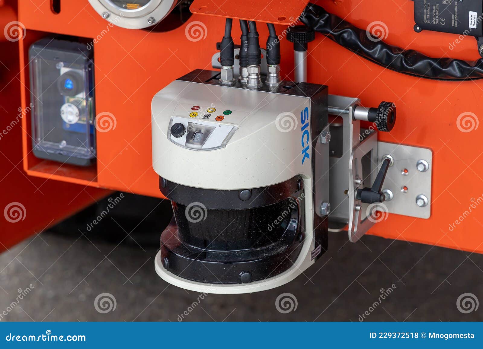 2D LiDAR Sensor SICK - an Element of the Self-driving System of a Heavy ...