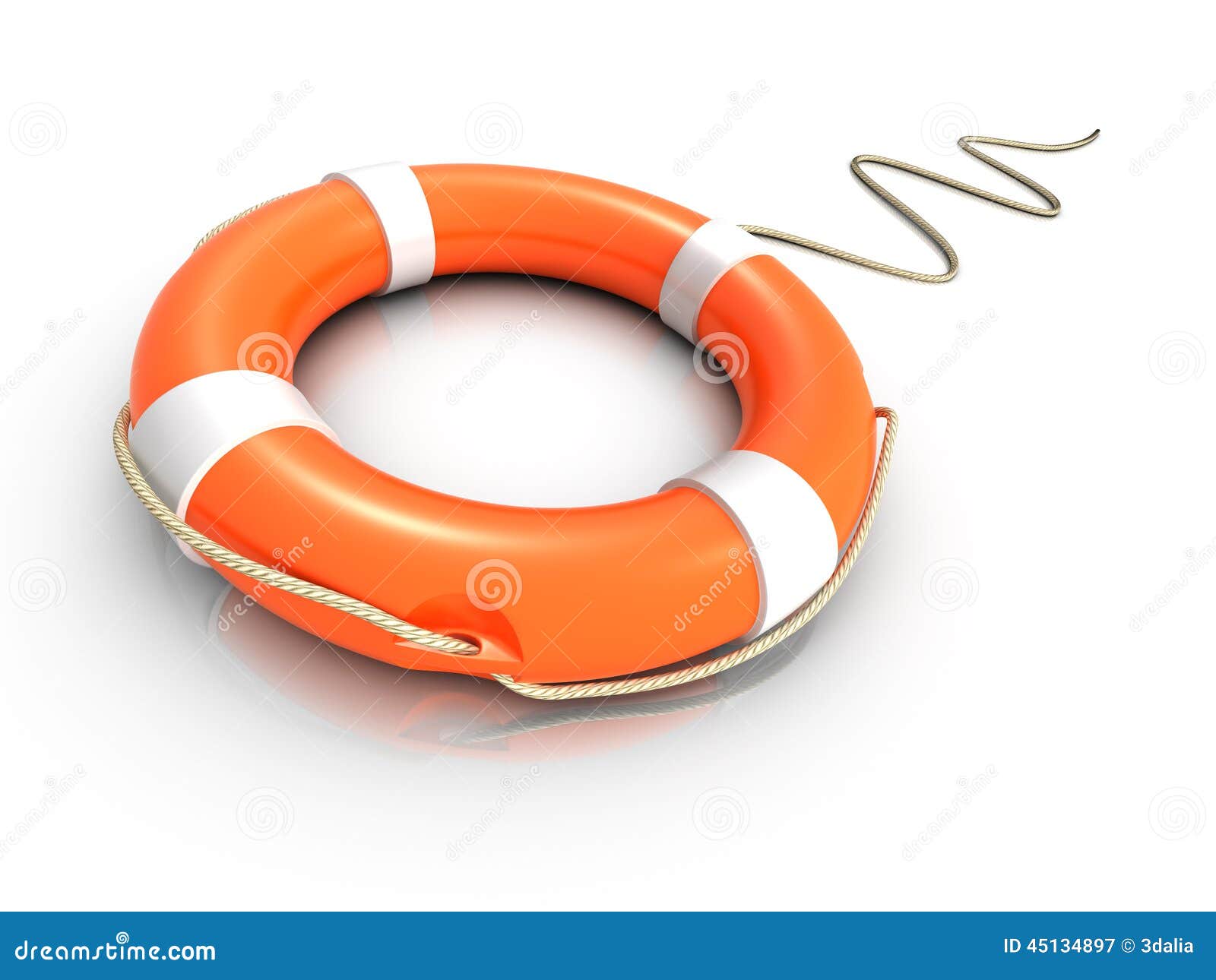 3d Life ring stock illustration. Illustration of white - 45134897