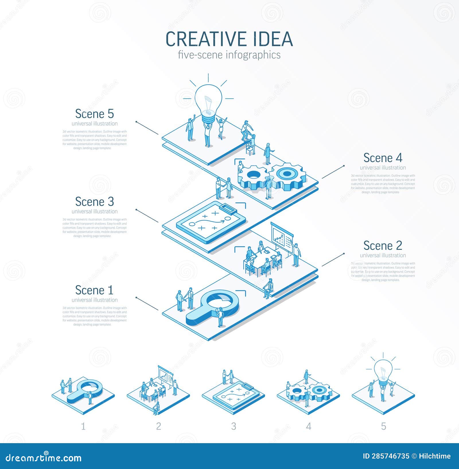 Teamwork Presentation Template, Cover Vector Illustration ... Teamwork Presentation Template, Cover Vector Illustration ...