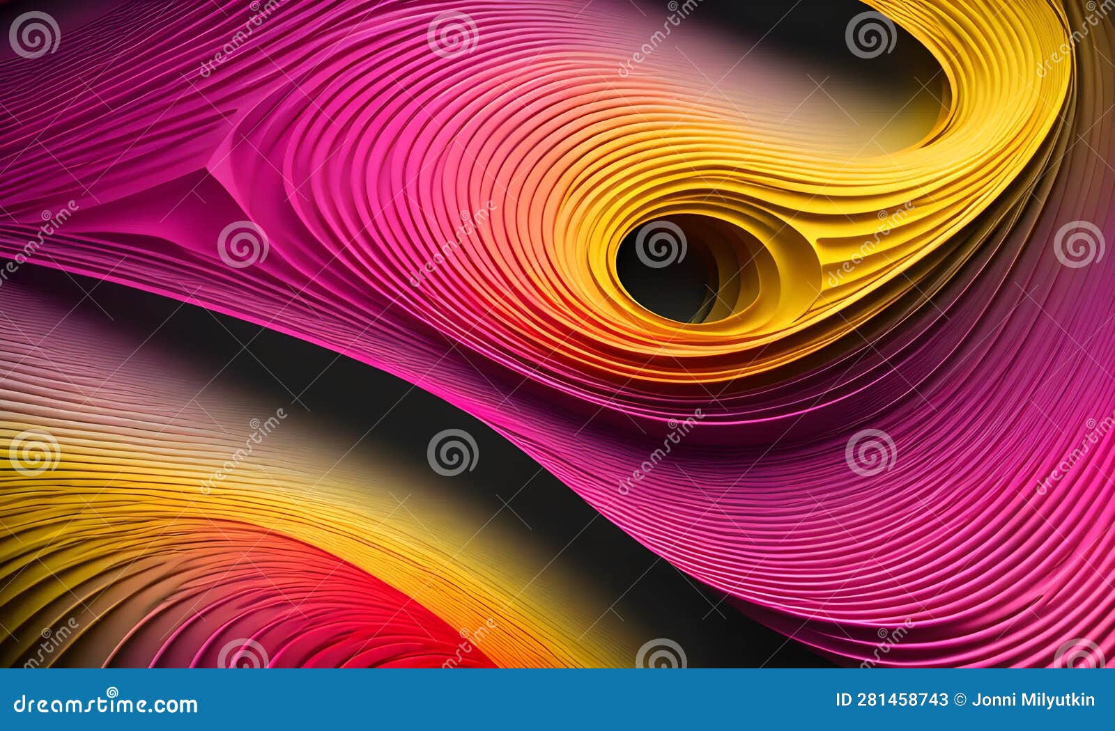 3D Line Movement, Texture Using Different Shades of Pink, Red and ...