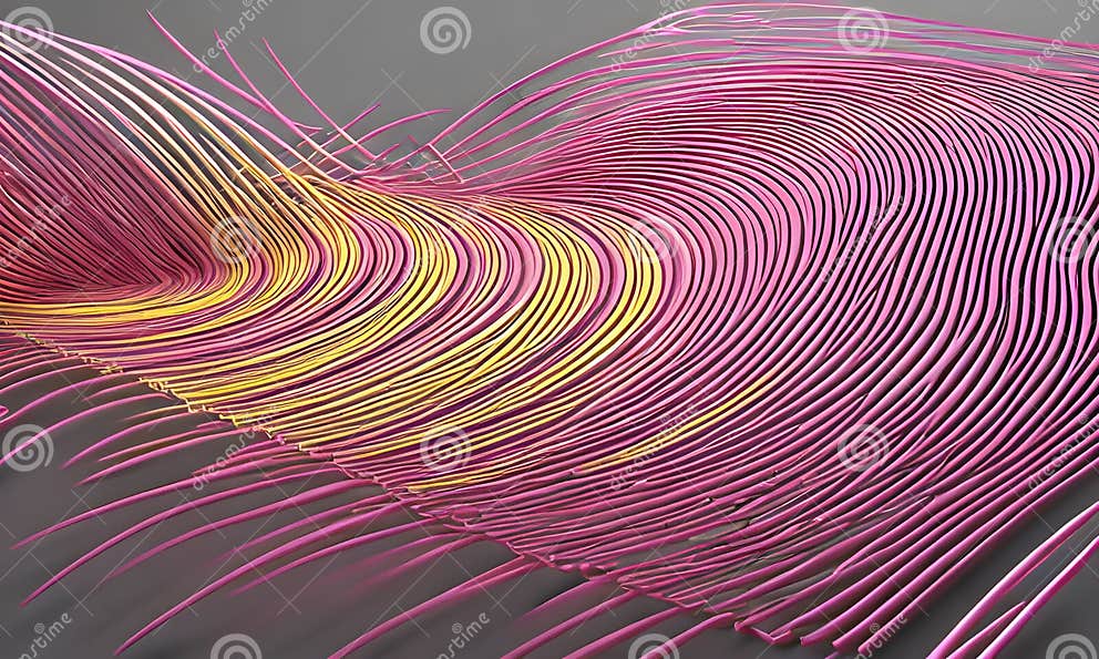 3D Line Movement, Texture Using Different Shades of Pink, Red and ...