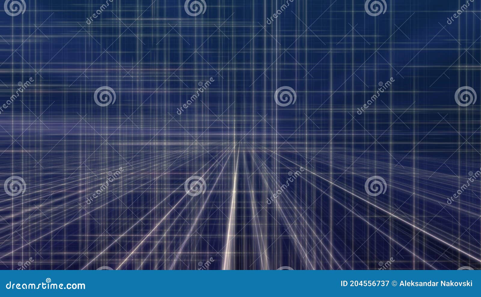 3d line neon cube in space stock illustration. Illustration of modern ...