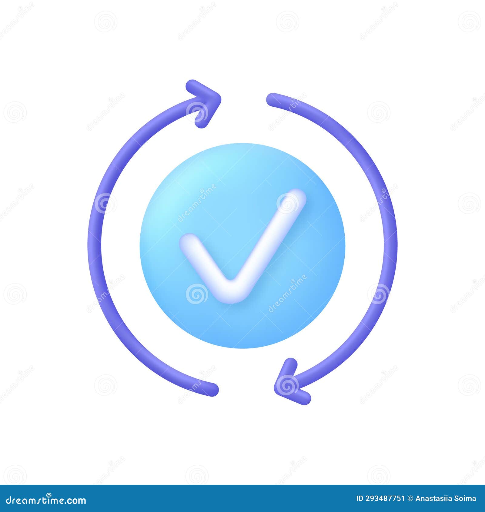 3D Linear Update or Easy Transaction Icon. File Exchange Icon Stock ...