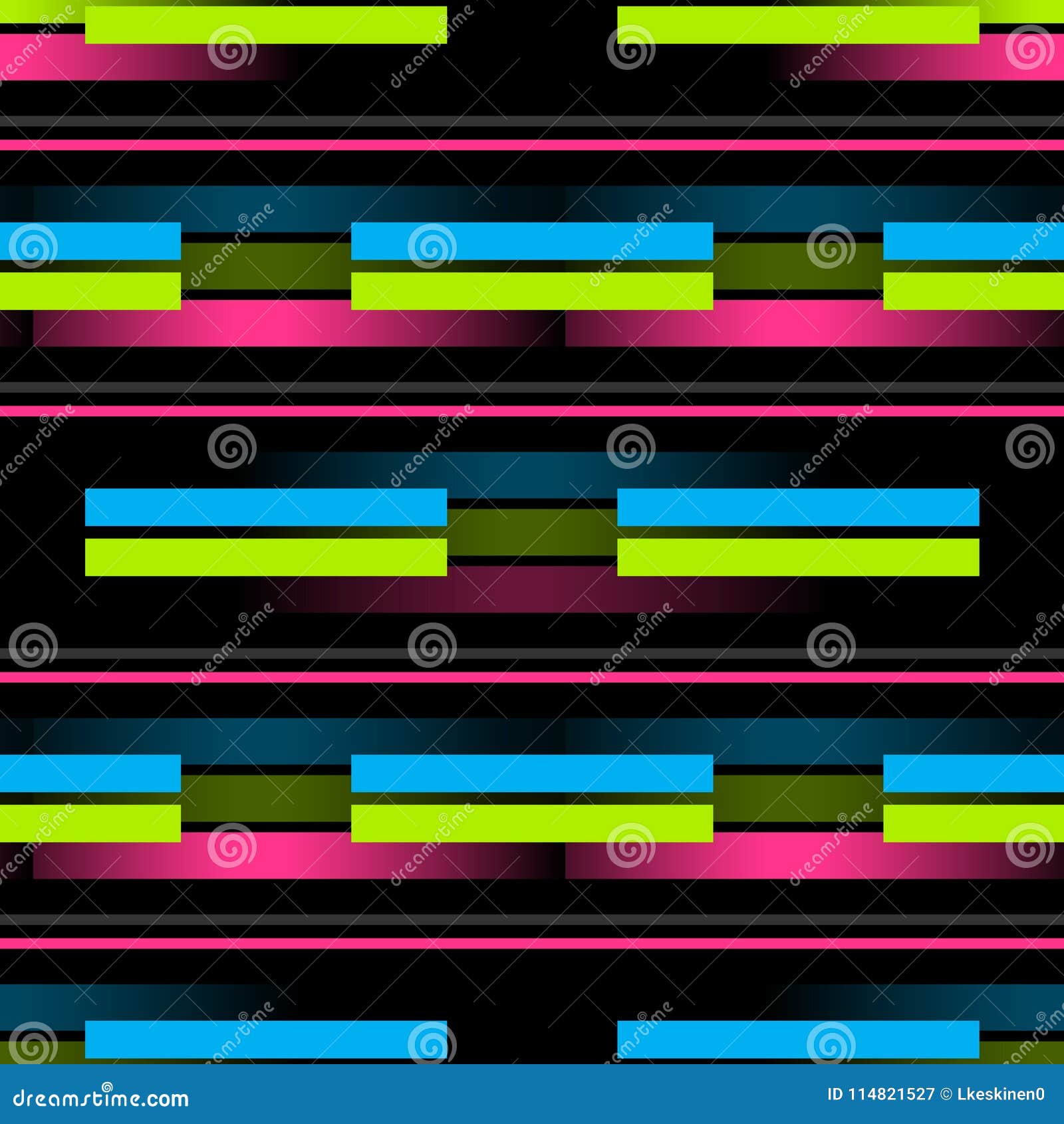 3d Lines Horizontal Seamless Pattern Stock Vector - Illustration of ...