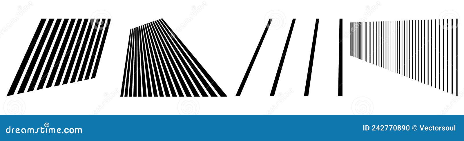 3D Lines in Perspective, Angled, Slanting, Oblique and Diagonal Lines ...