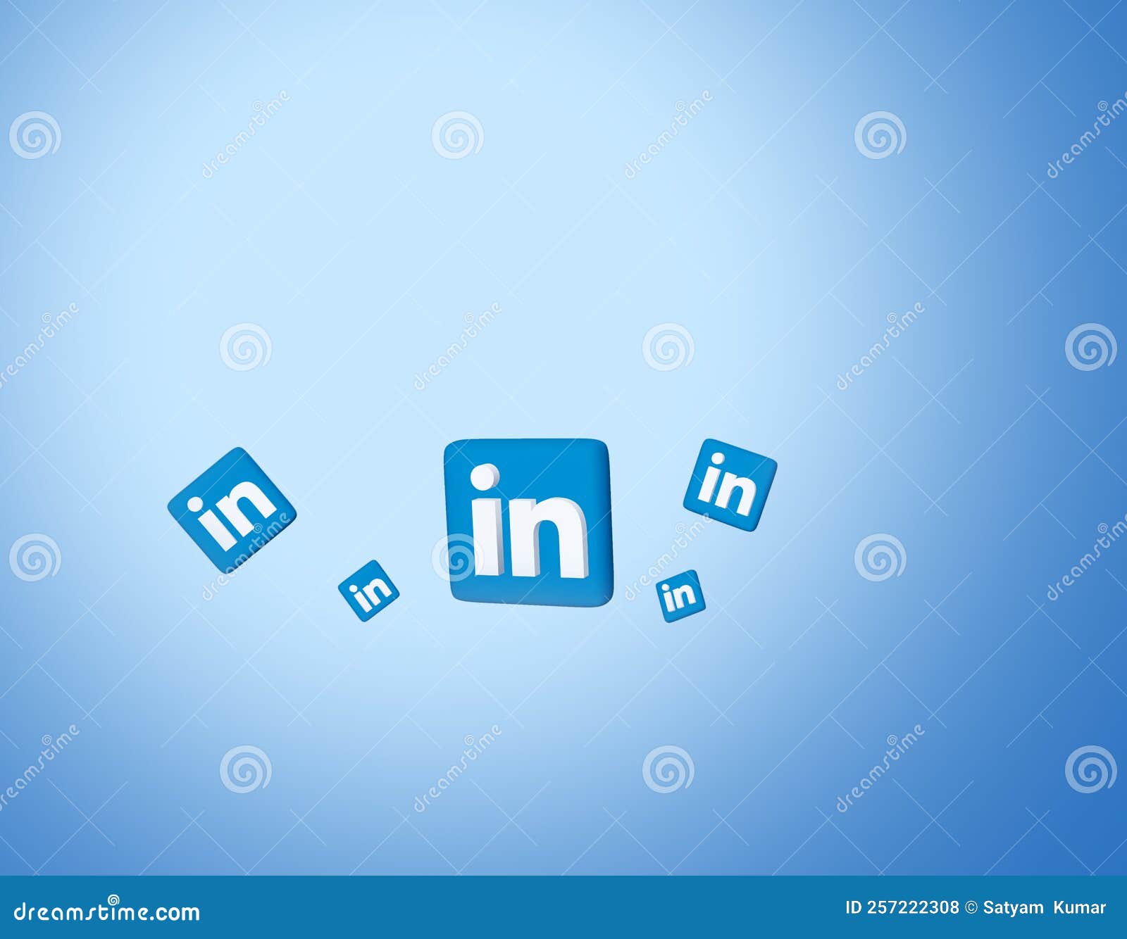 3d Linkedin Background Or Banner Image | CartoonDealer.com #257222308
