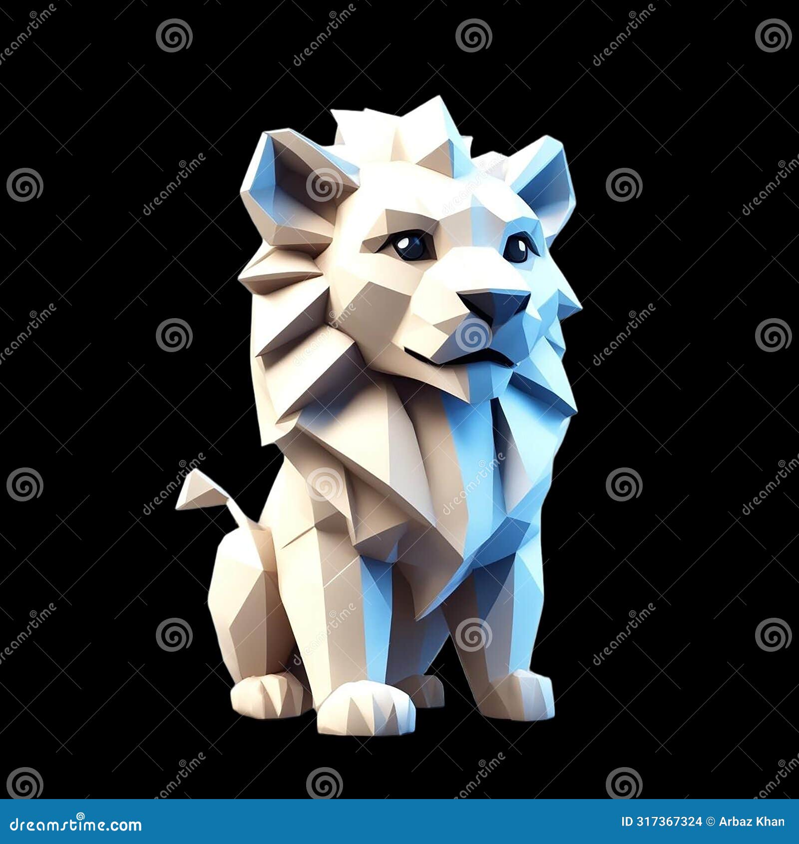 A Brave Lion Vector stock photo. Illustration of lion - 317367324