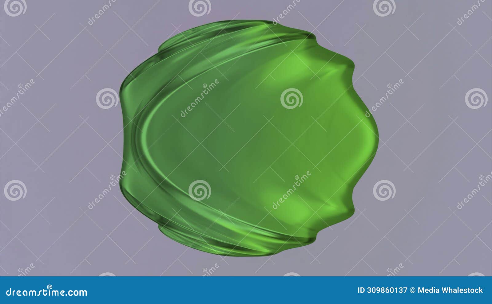 3D Liquid Ball with Moving Waves on Surface. Design. Colorful Ball ...