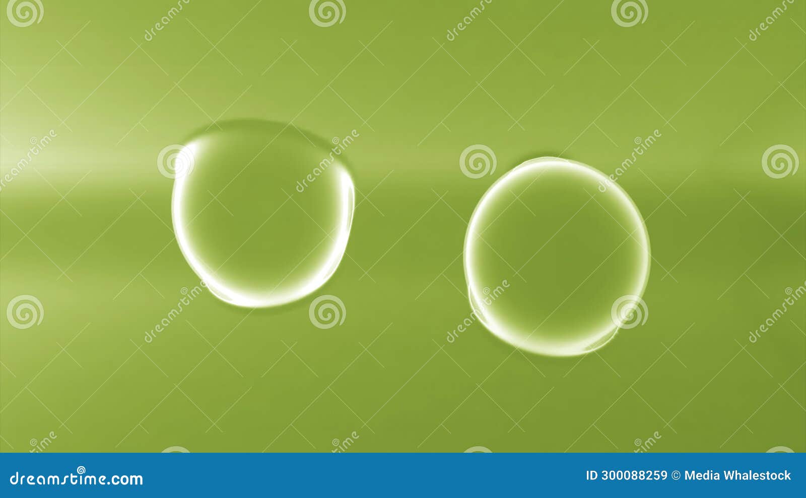 3D Liquid Bubbles Move in Space. Design. Balls Move and Disappear into ...