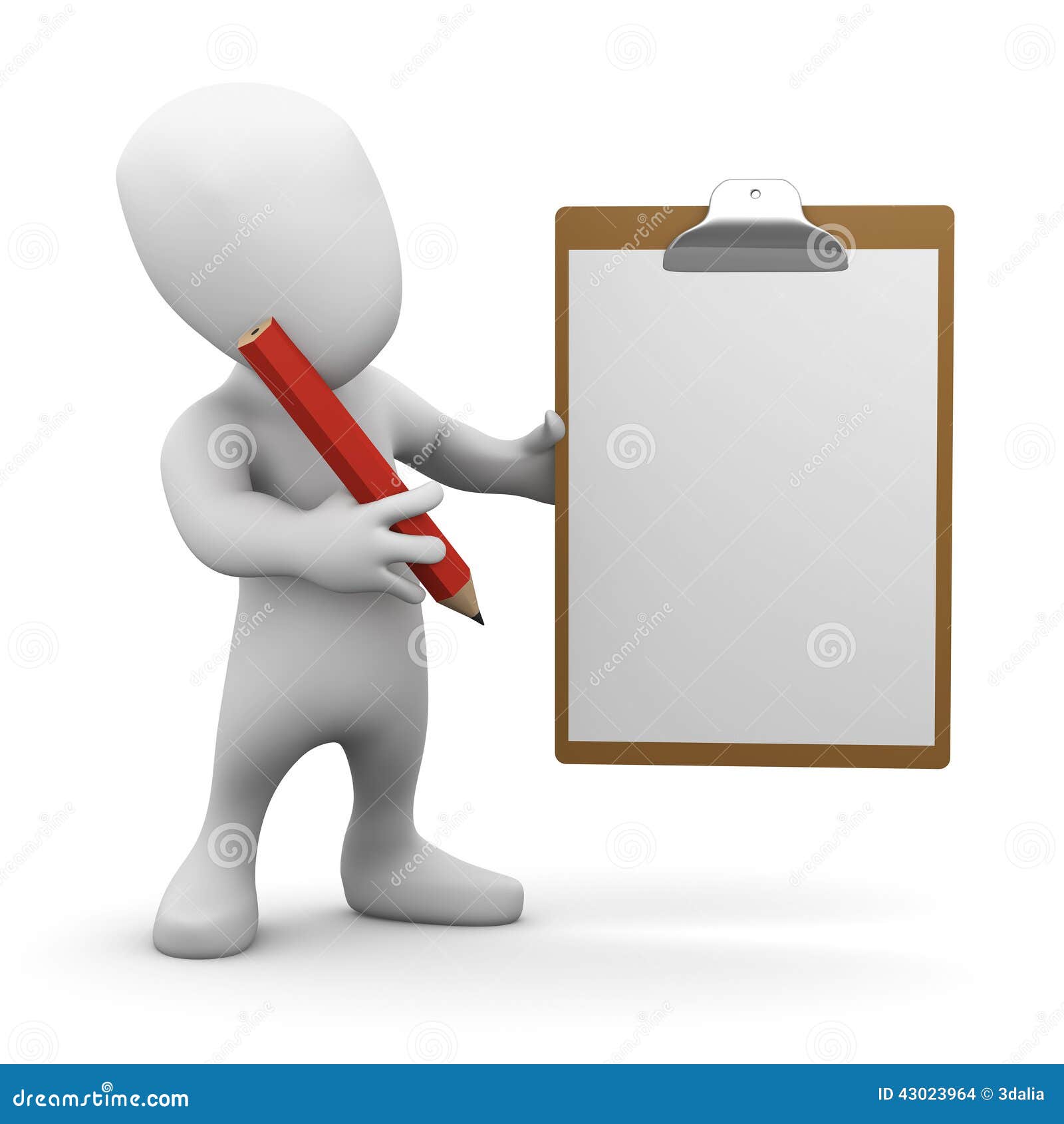 Clipart Of Little White Man