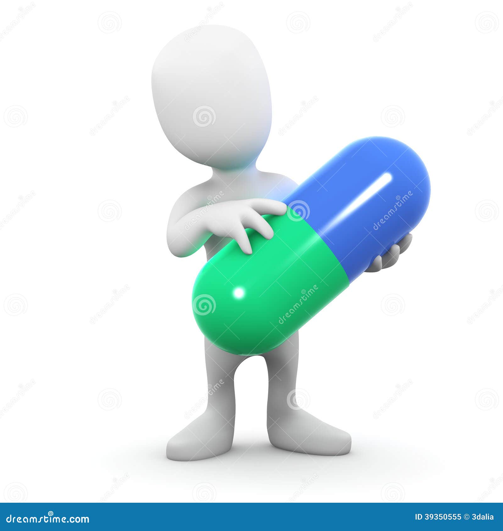 Giant Pill Vector Illustration | CartoonDealer.com #49558