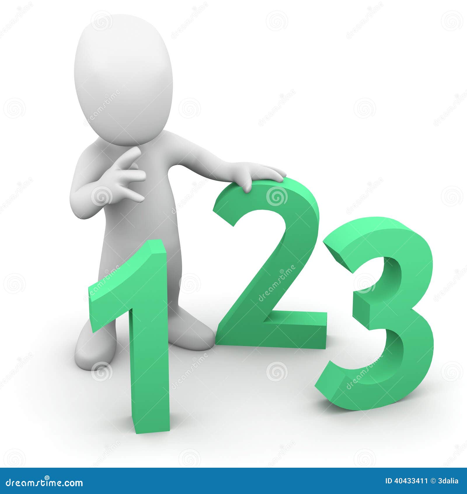 3d Individual Numbers Stock Illustrations – 83 3d Individual Numbers ...