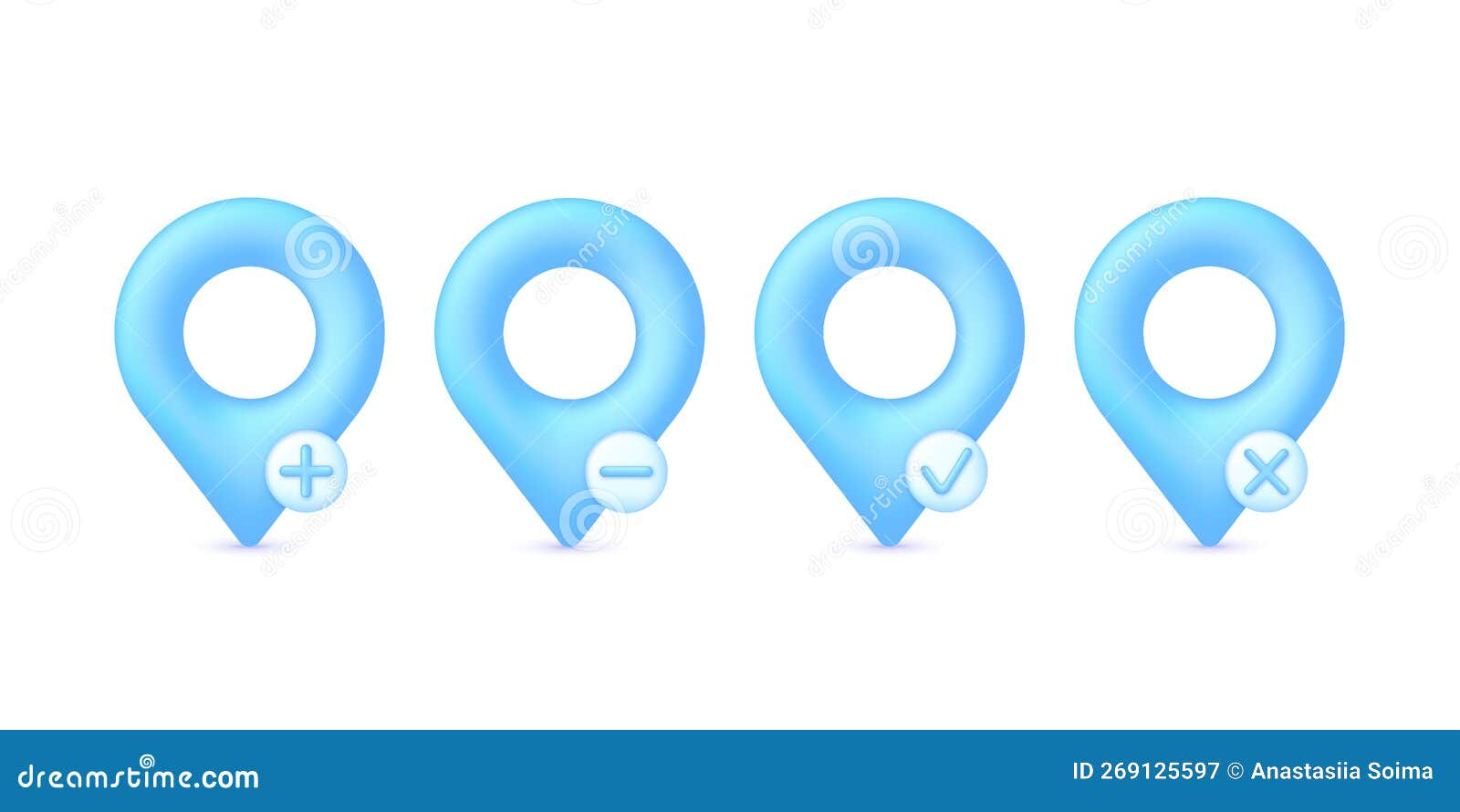 3D Location Pin and Plus, Minus, Check, Cross Marks. GPS Navigator ... 3D Location Pin and Plus, Minus, Check, Cross Marks. GPS Navigator ...