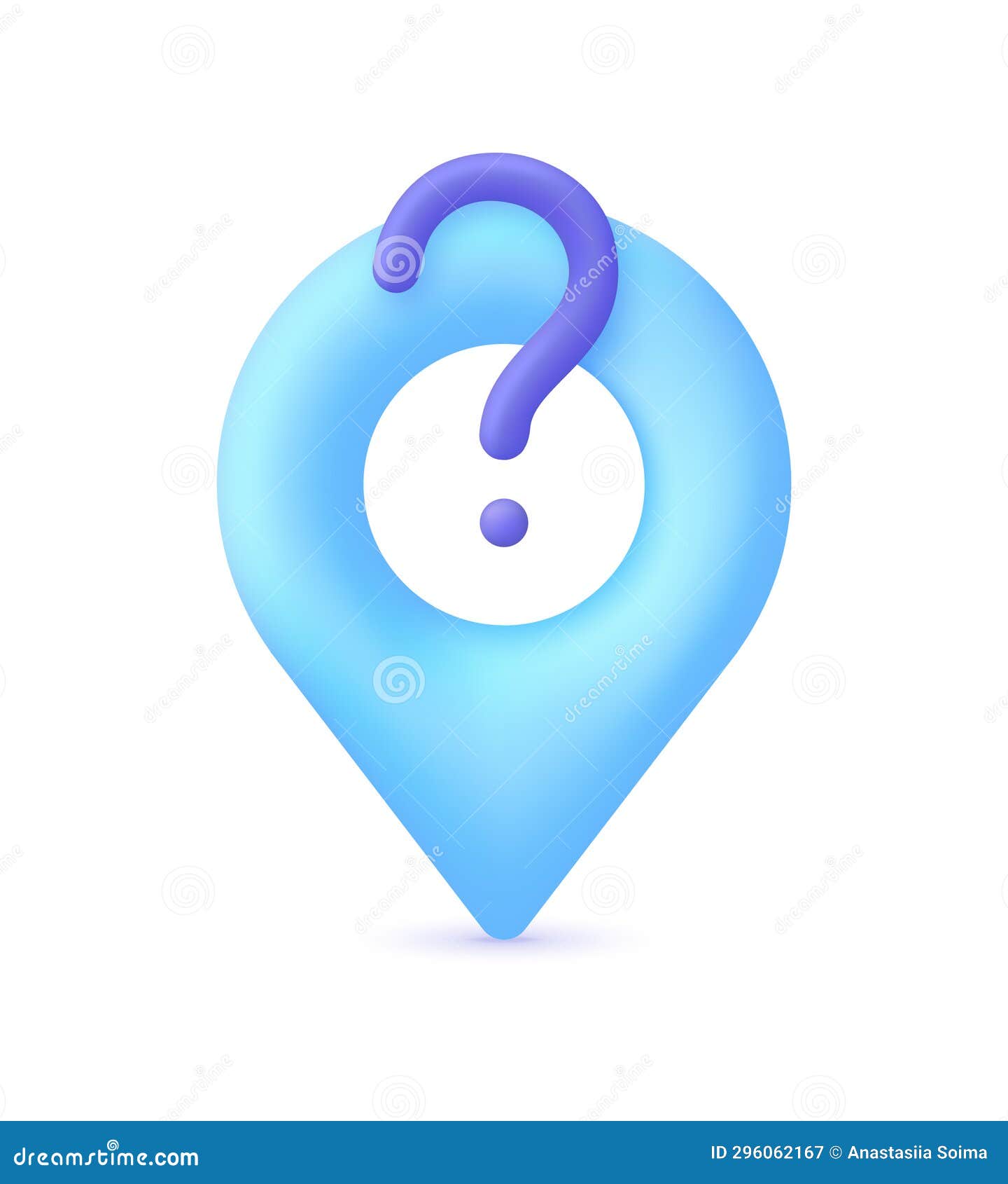 3D Location Pin and Question Mark. Concept of Unknown Location. Find ...