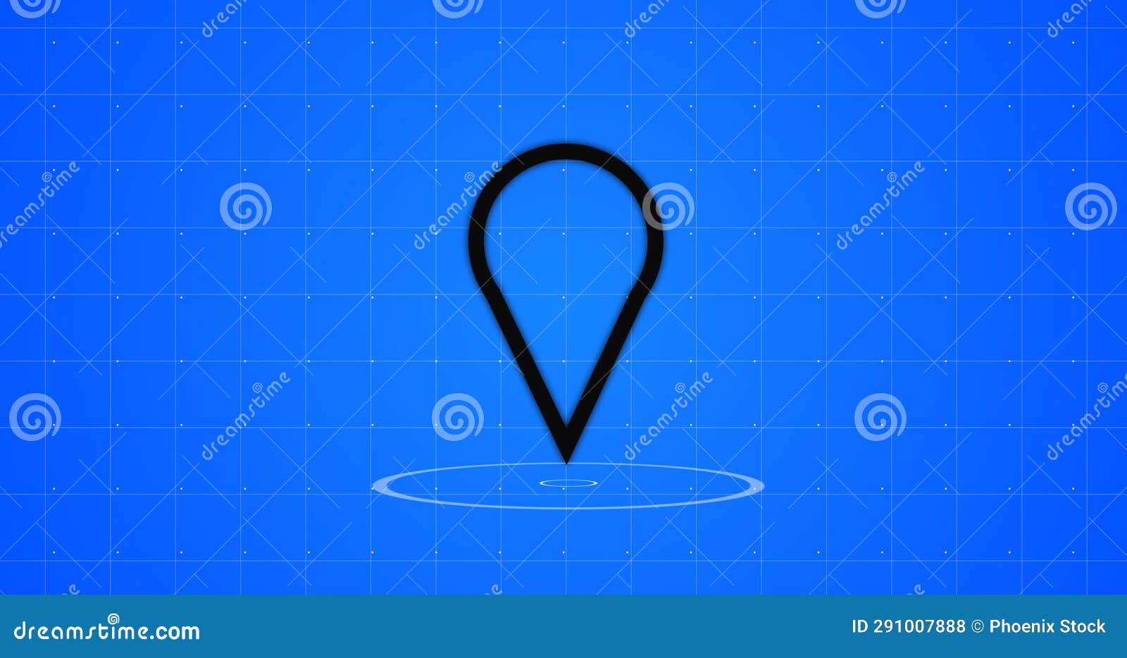 Location Pinpointer Marker Icon 3d Render Concept On White Background ...