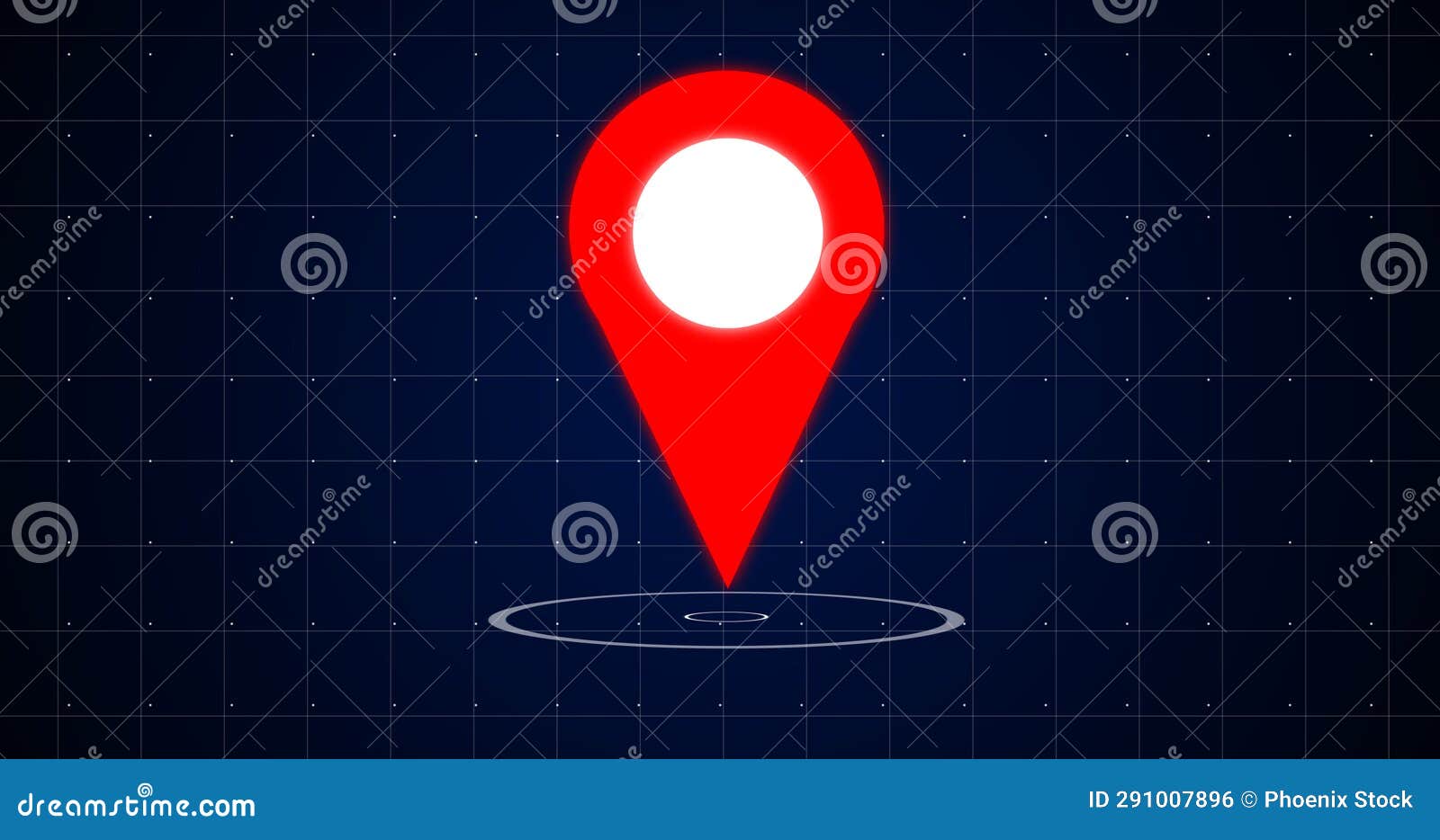 Location Pinpointer Marker Icon 3d Render Concept On White Background ...