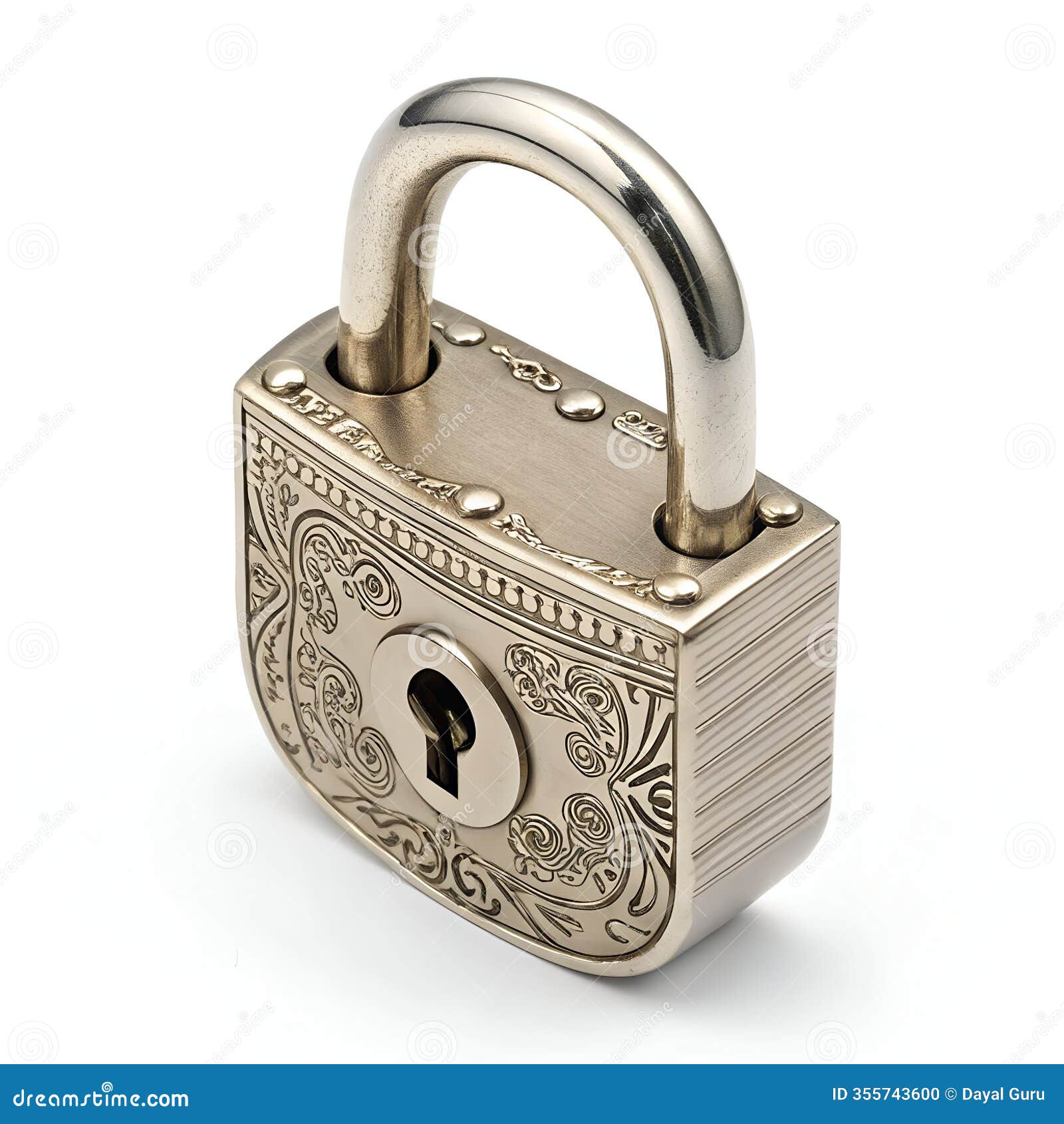 3D Lock Illustration Isolated on White Background Stock Illustration - Illustration of firewall ...