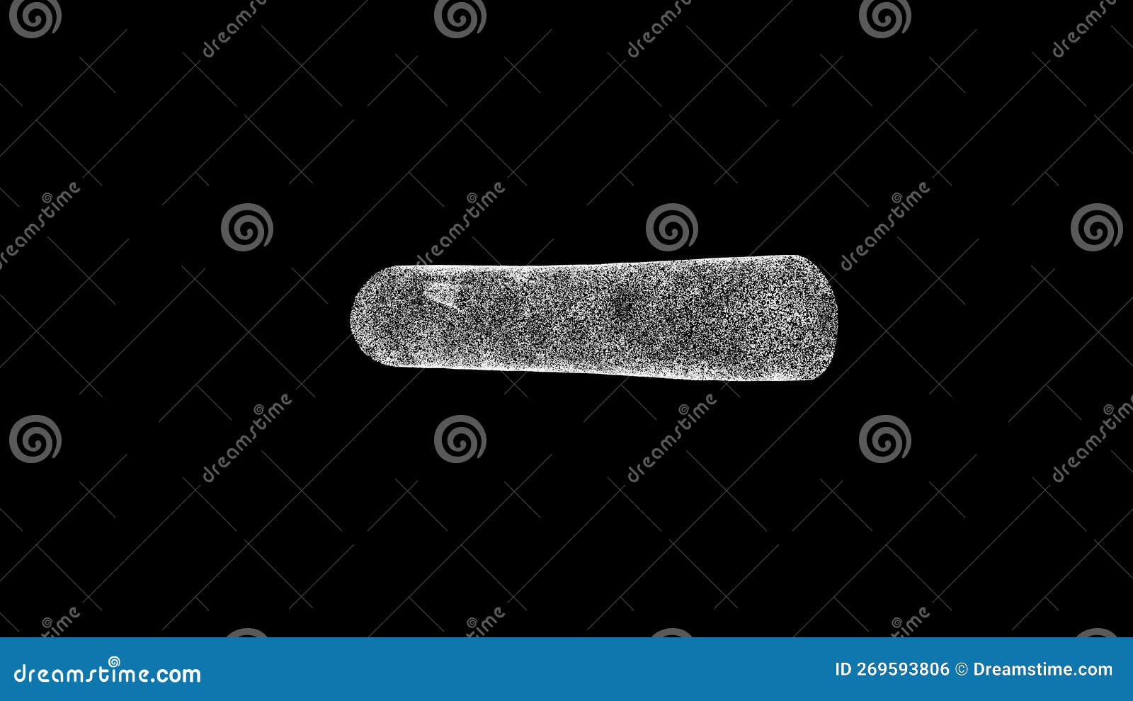 3D Log on Black Background. Object Dissolved White Flickering Particles ...