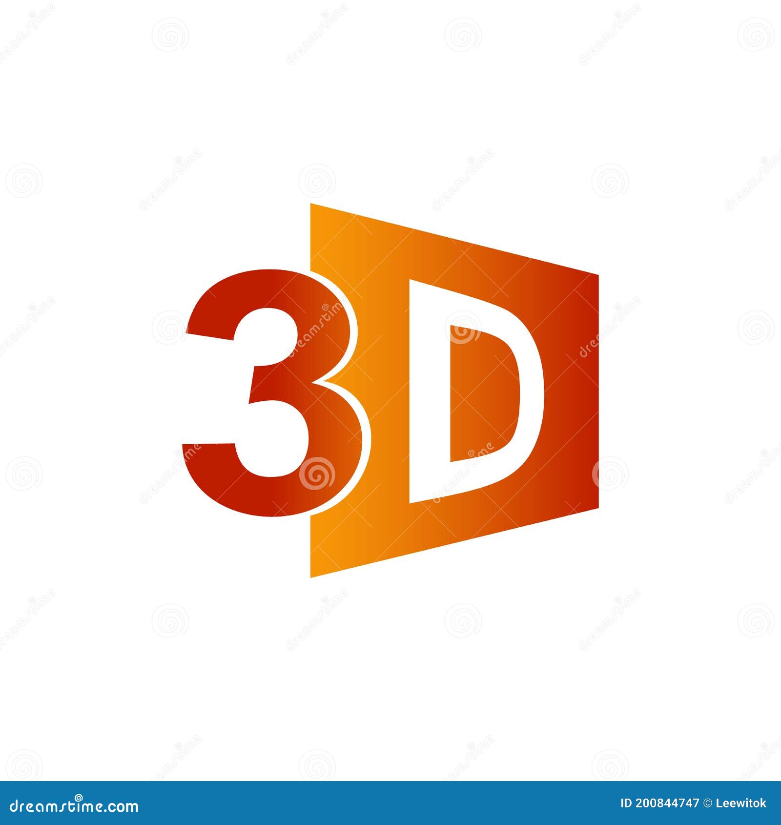 3D Logo Design Vector Template Stock Vector - Illustration of creative ...