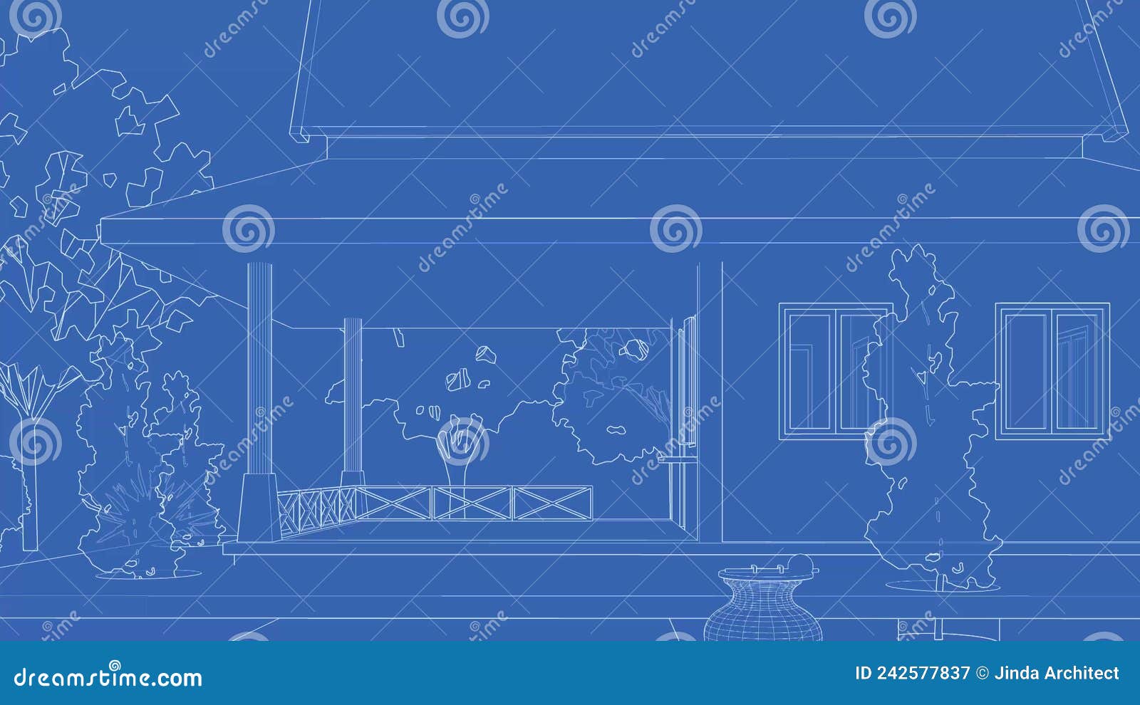 3D Looped Animation of Building Project Stock Video - Video of ...