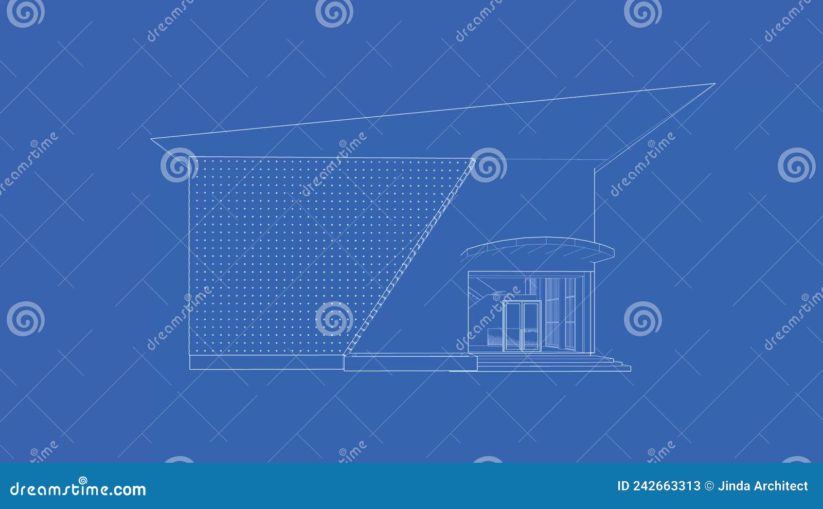 3D Looped Animation of Building Project Stock Video - Video of outdoor ...