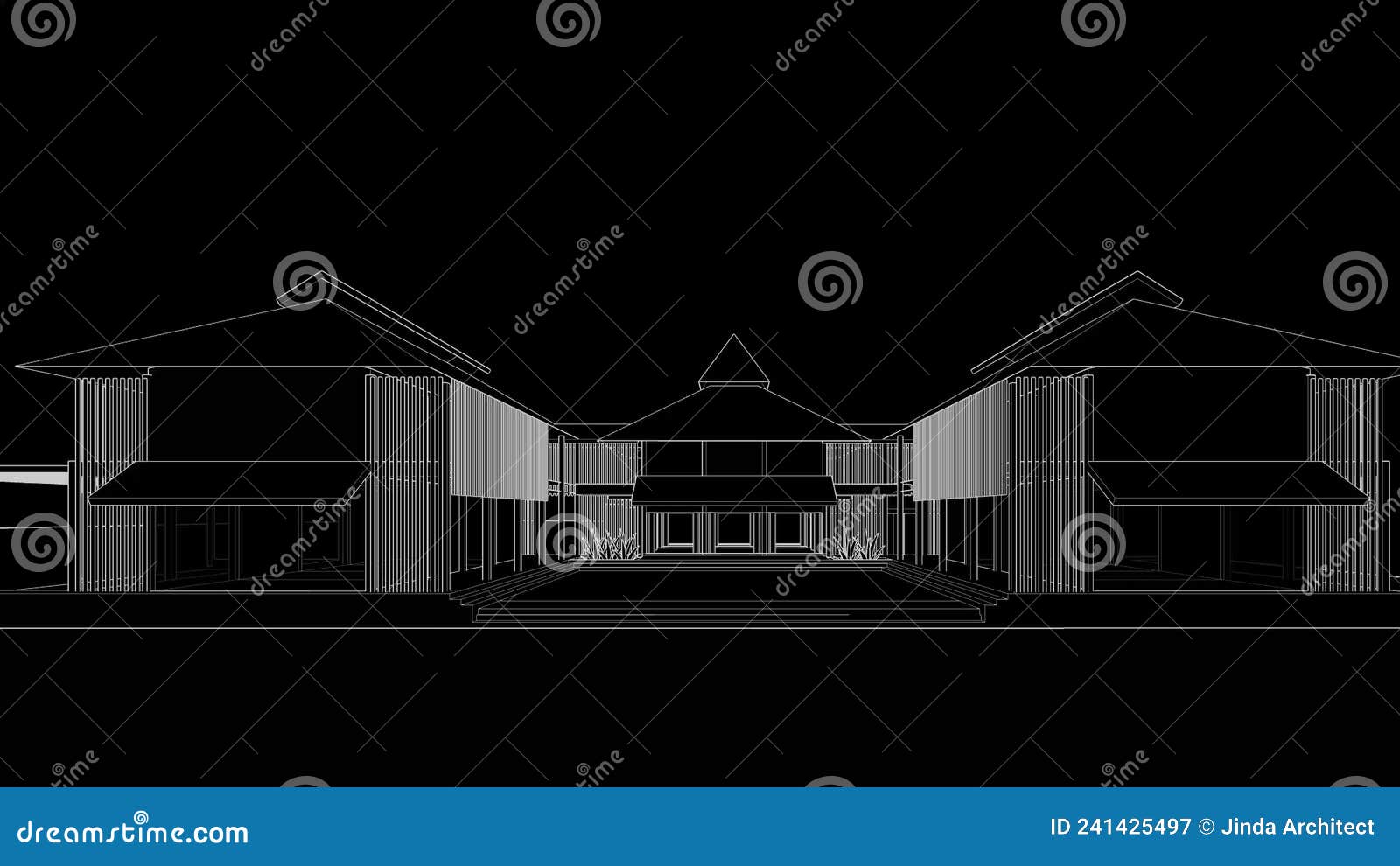 3D Looped Animation of Building Project Stock Video - Video of line ...