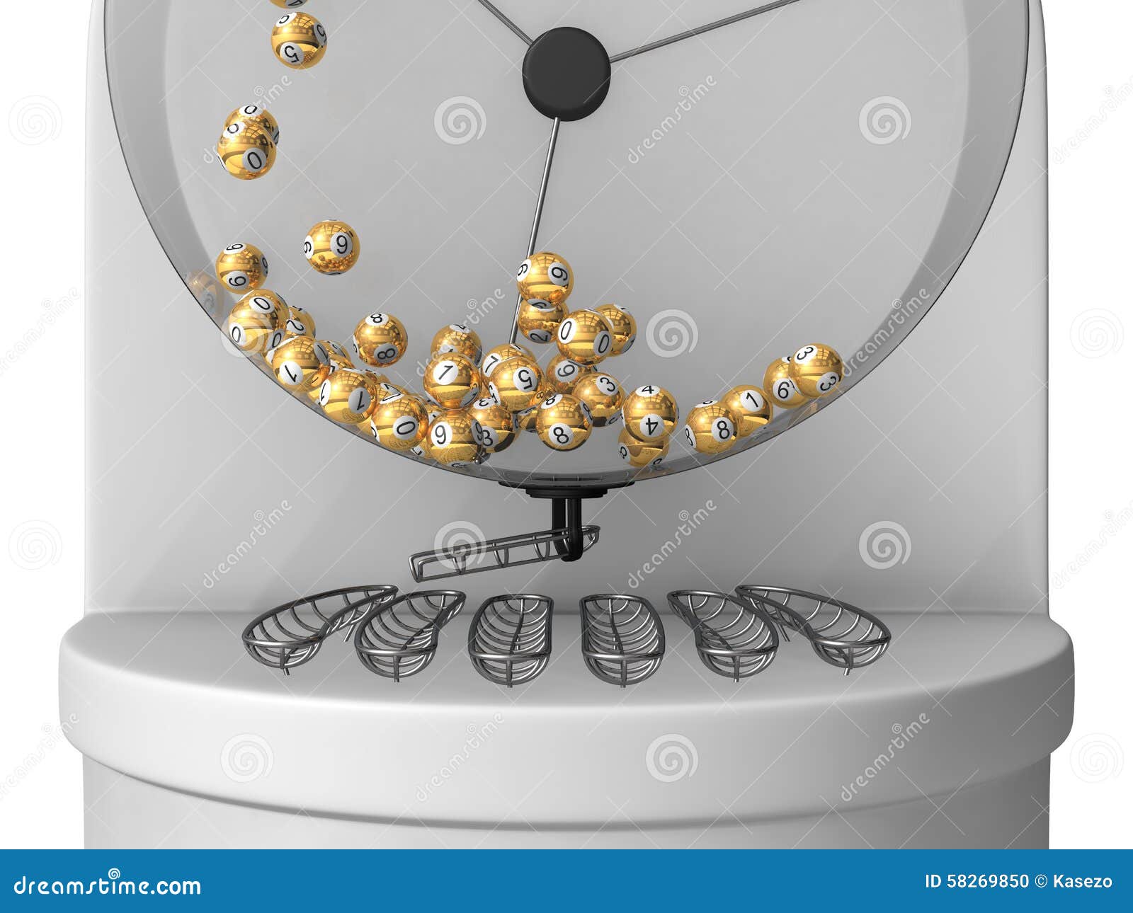 3d lottery machine concept stock illustration. Illustration of jackpot ...