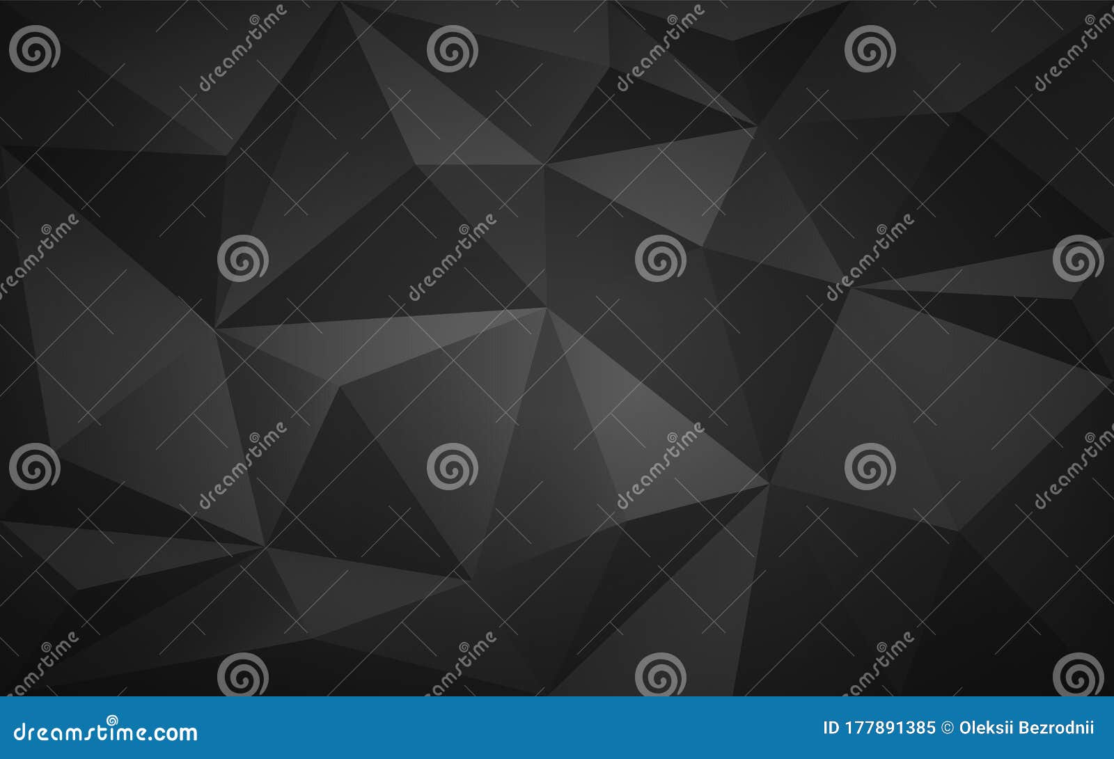 3d Low Poly Dark Background. Stock Vector - Illustration of design ...