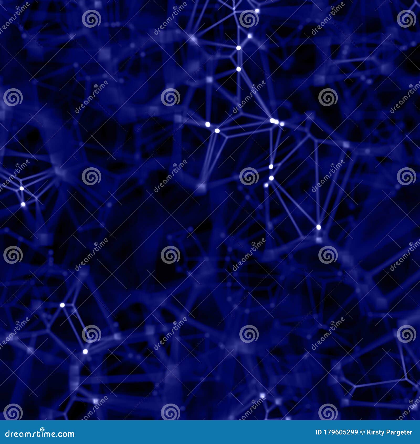 3D Low Poly Wireframe Background with Defocussed Areas Stock ...