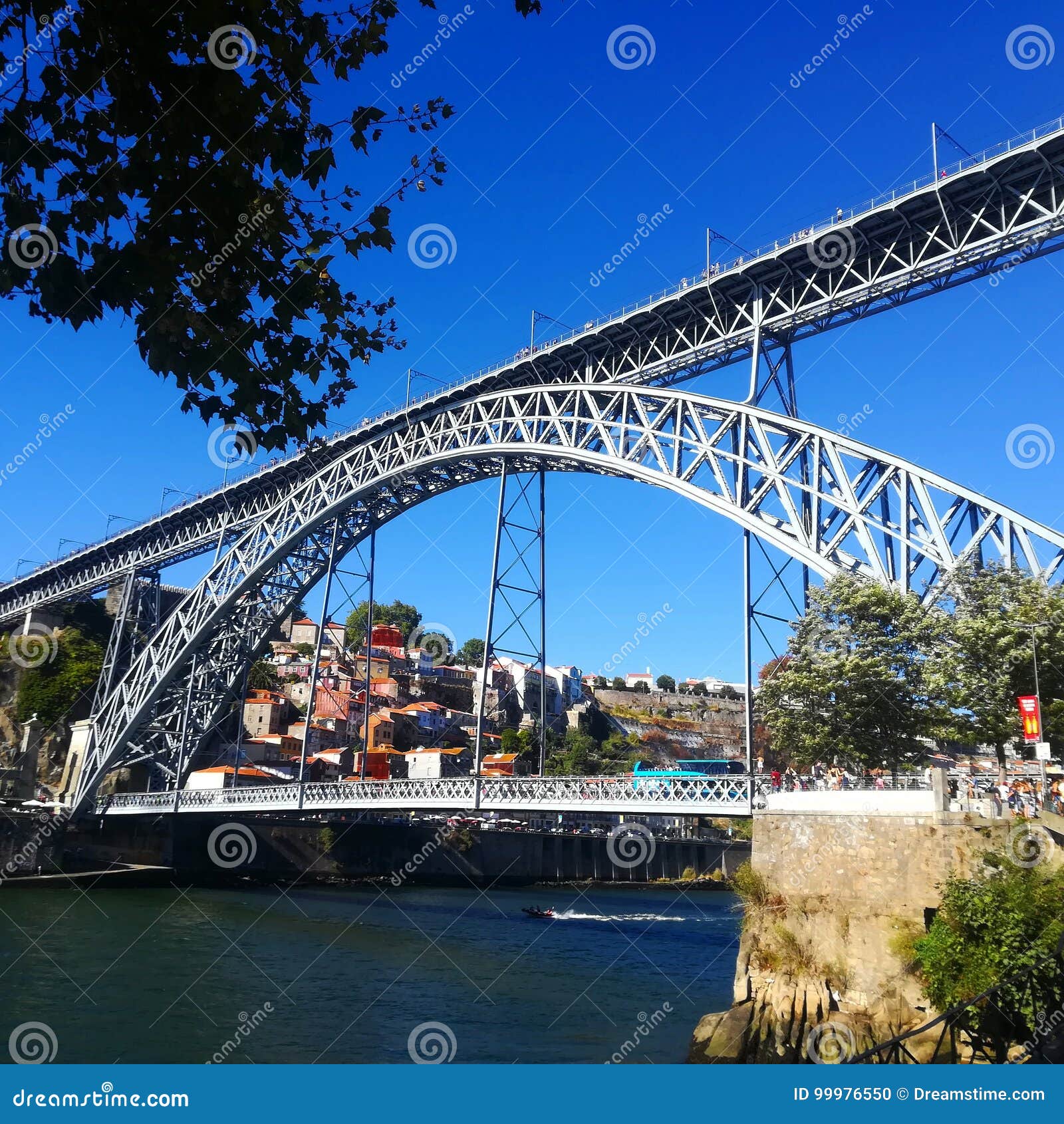 D Luis bridge stock photo. Image of bridge, river, metalic - 99976550