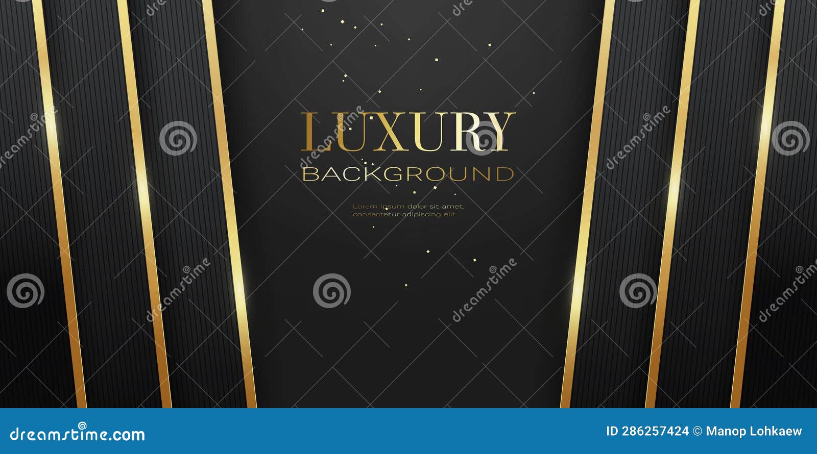 3d Luxury Gold Abstract Background Vector Illustration Stock ...