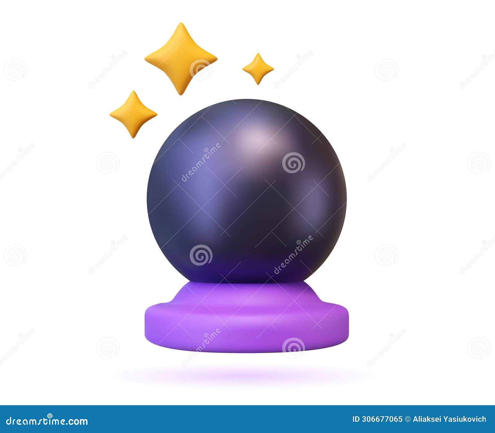 3d magic icon. stock vector. Illustration of treasure - 306677065