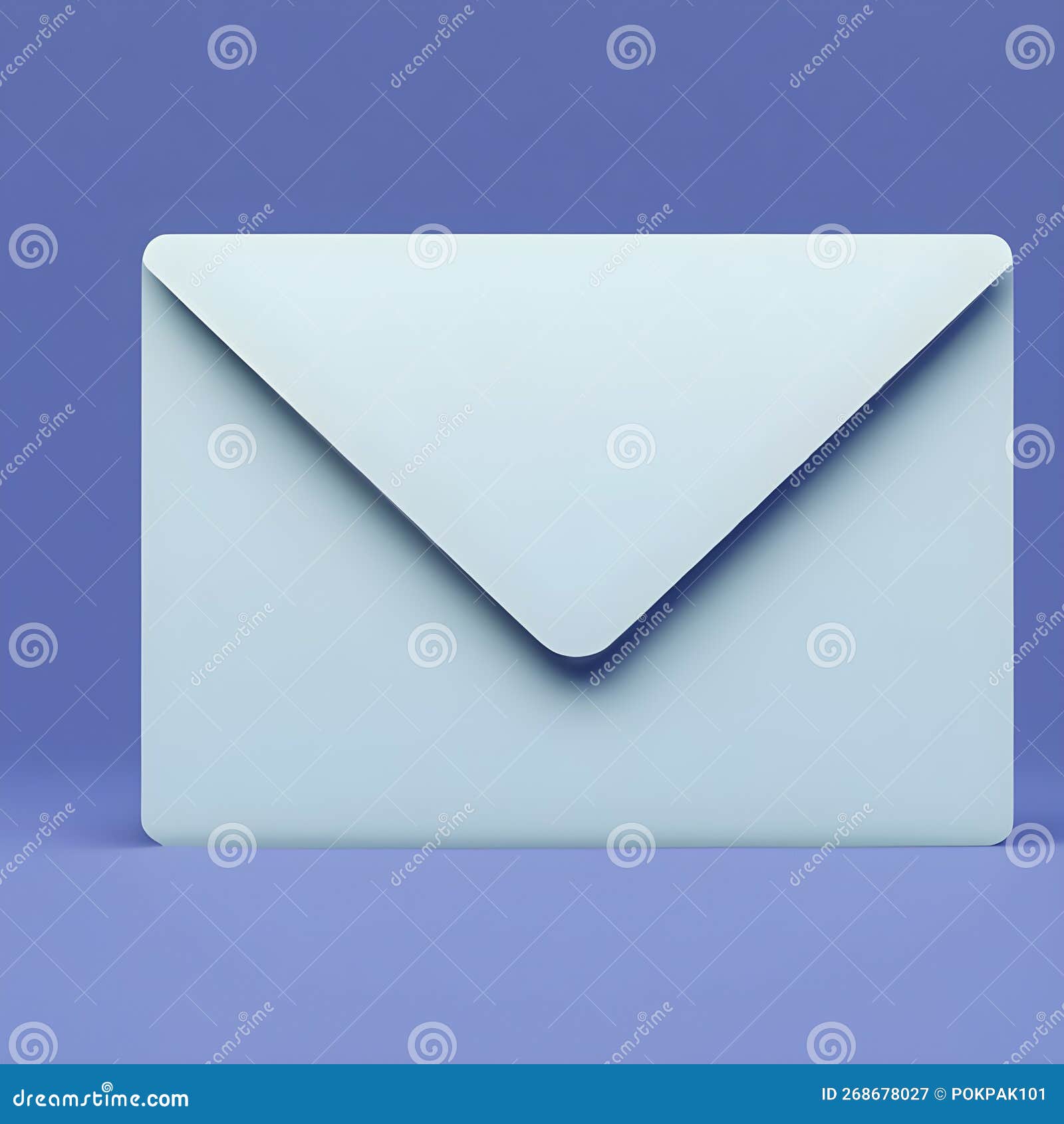 3d Mail Envelope. Email. Generative AI. Stock Illustration ...