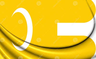 Mamluk Flag. 3D Illustration Stock Illustration - Illustration of ...