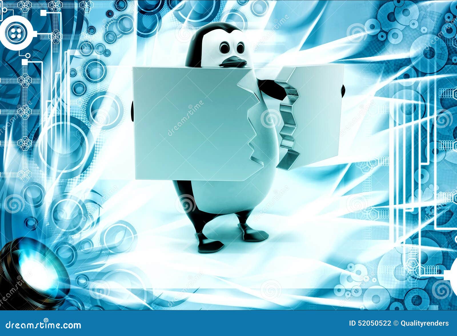 3d Man with Broken Book Illustration Stock Illustration - Illustration ...