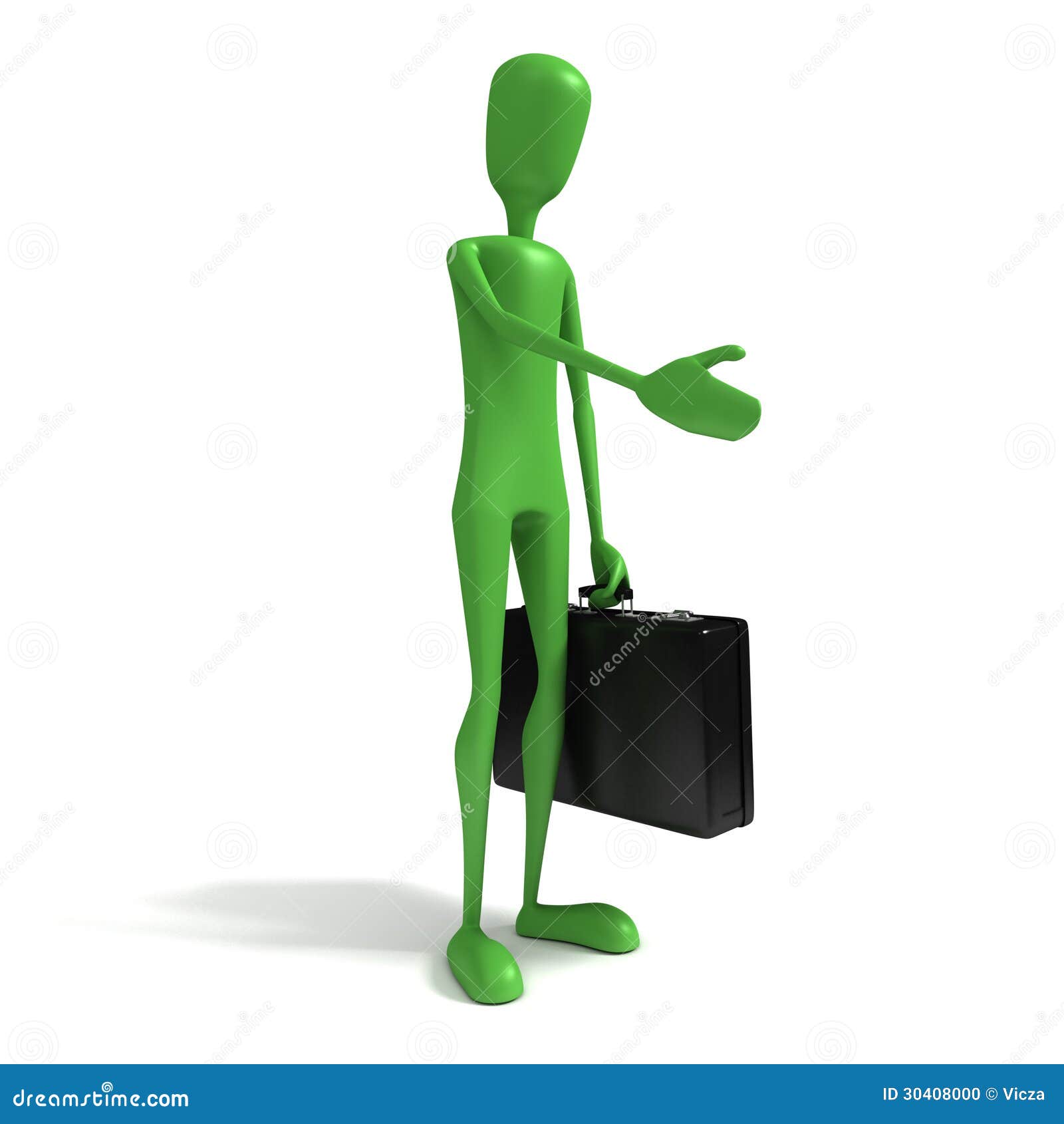 3D Man - Businessman stock illustration. Illustration of businessman ...