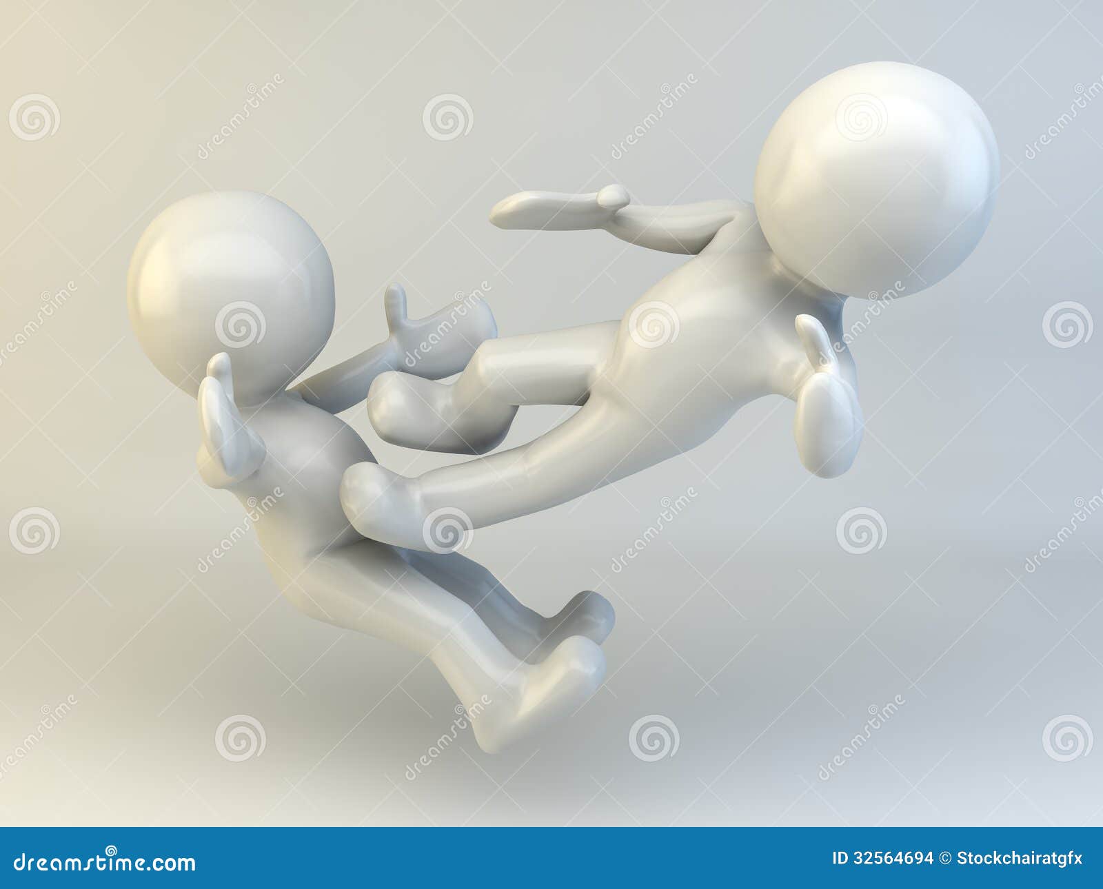 3D man stock illustration. Illustration of competition - 32564694