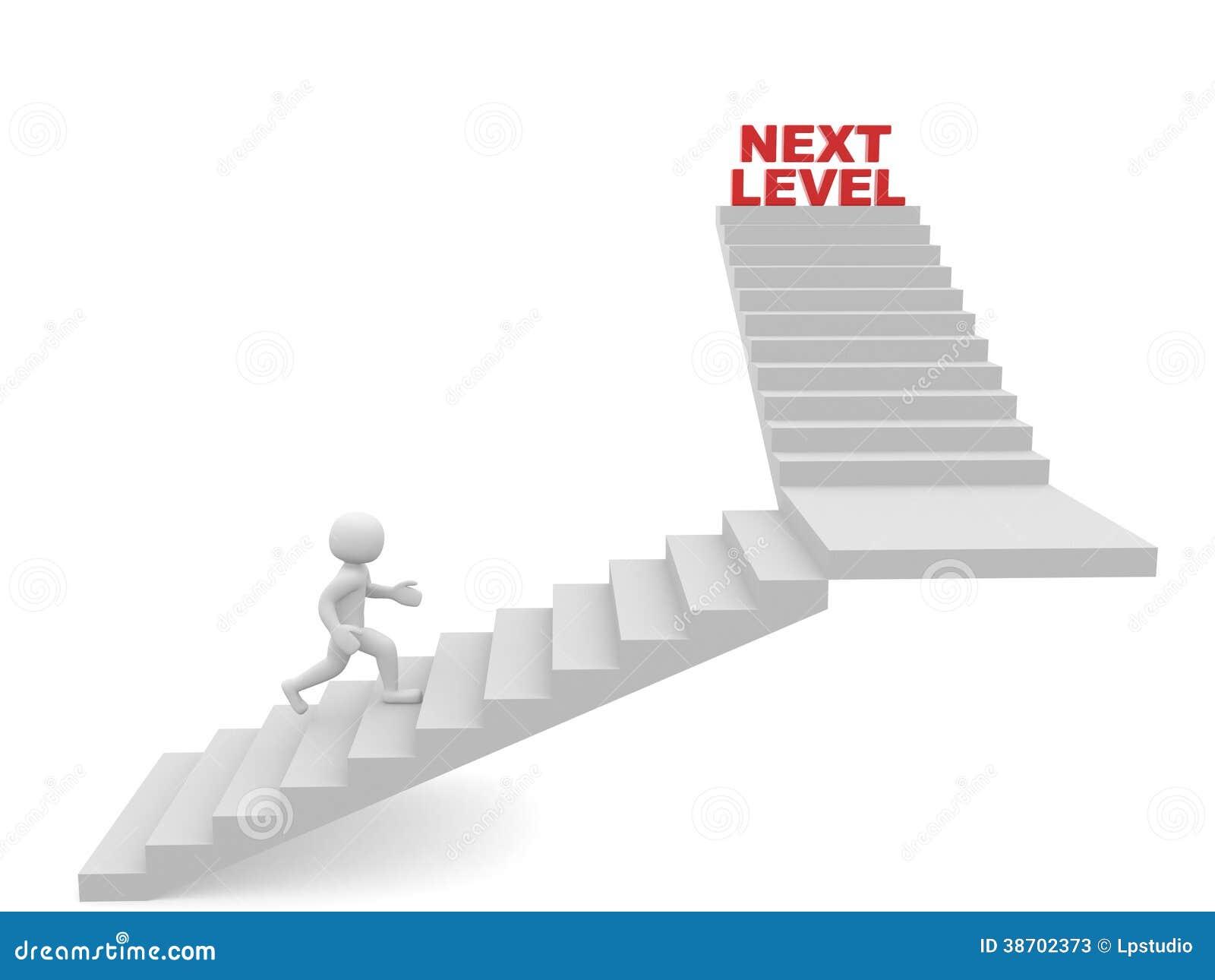 Next Level Loading On White Stock Photography | CartoonDealer.com ...