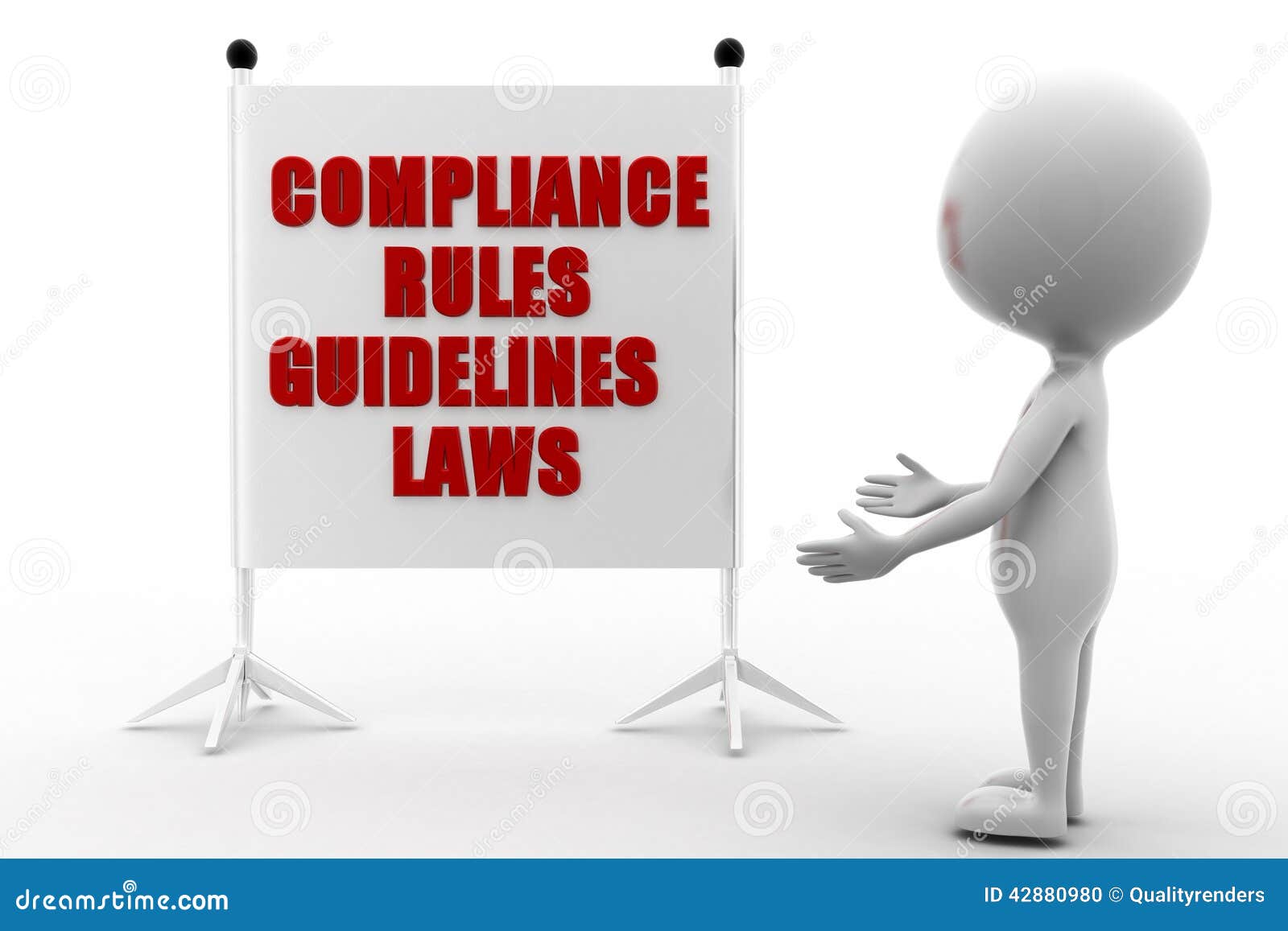 3d Man Compliance, Rules, Regulations and Guidelines Stock Illustration ... 3d Man Compliance, Rules, Regulations and Guidelines Stock Illustration ...