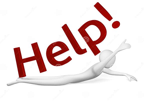 3d man crawling for help stock illustration. Illustration of gesture ...